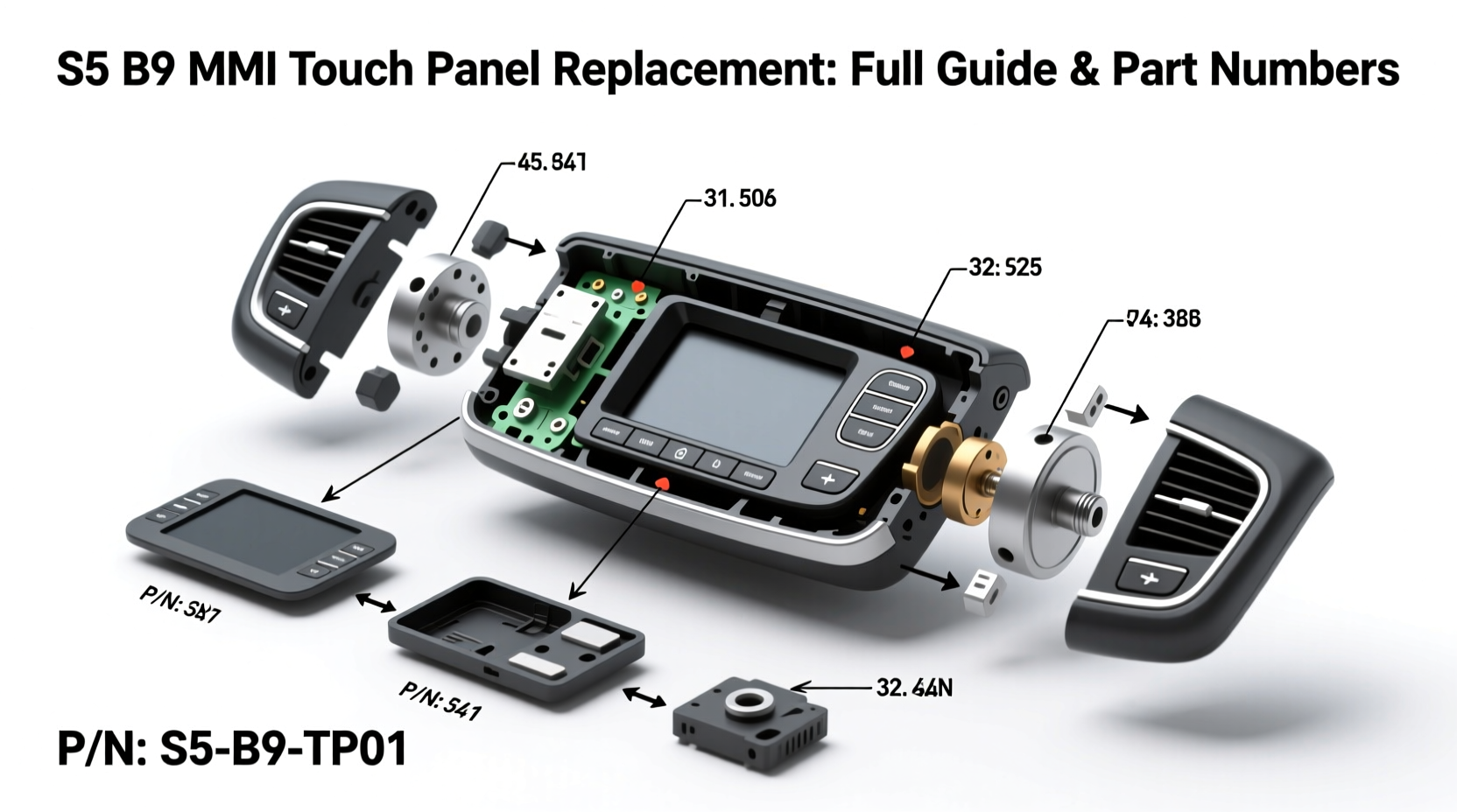 S5 B9 MMI Touch Panel Replacement: Full Guide & Part Numbers