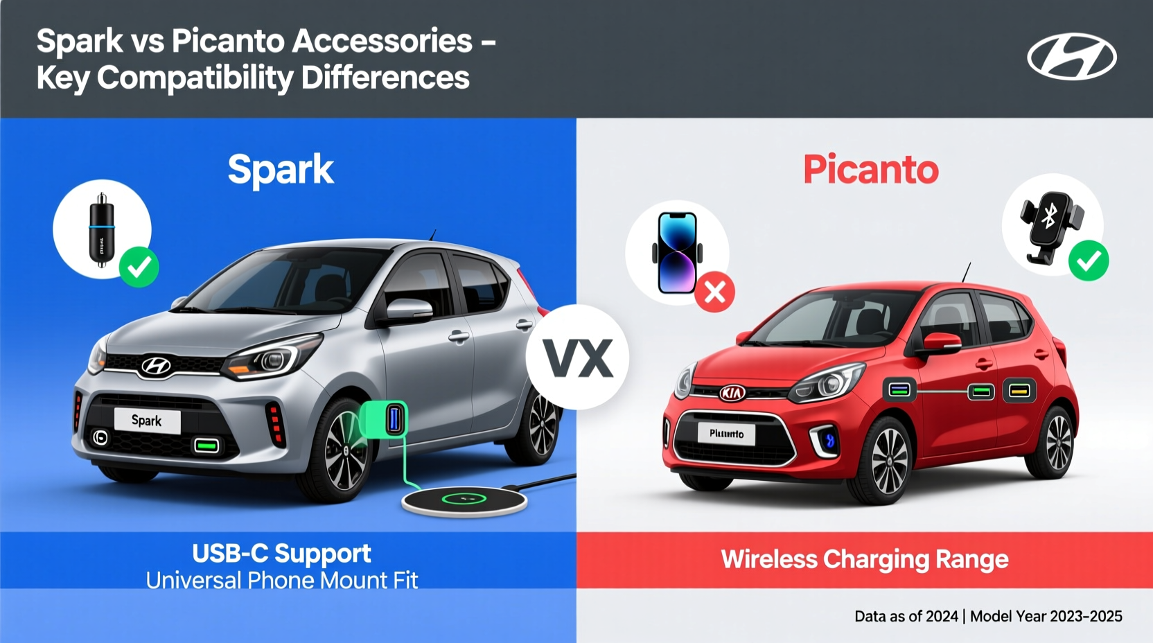 Spark vs Picanto Accessories: Key Compatibility Differences