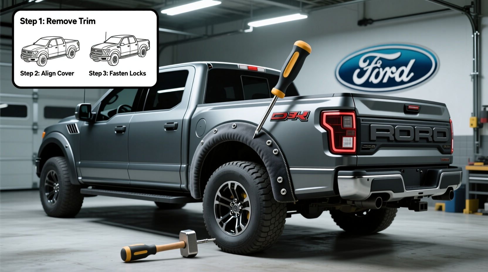 How to Install Neoprene Covers on a Ford Raptor