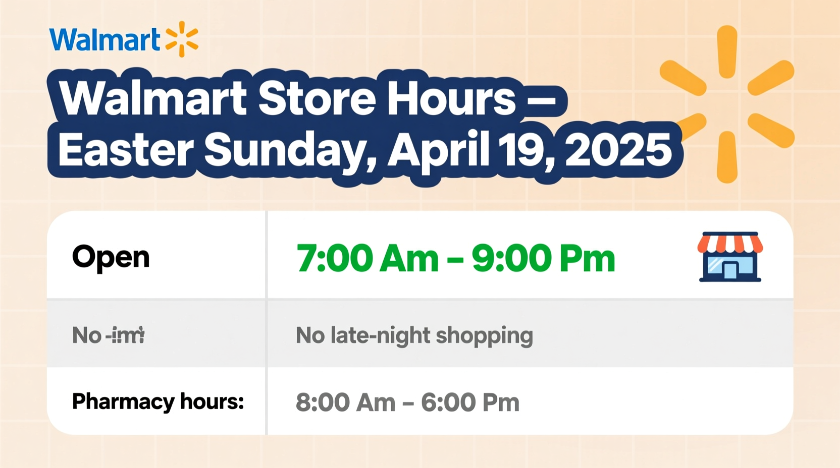 Is Walmart Open Tomorrow on Easter Sunday?