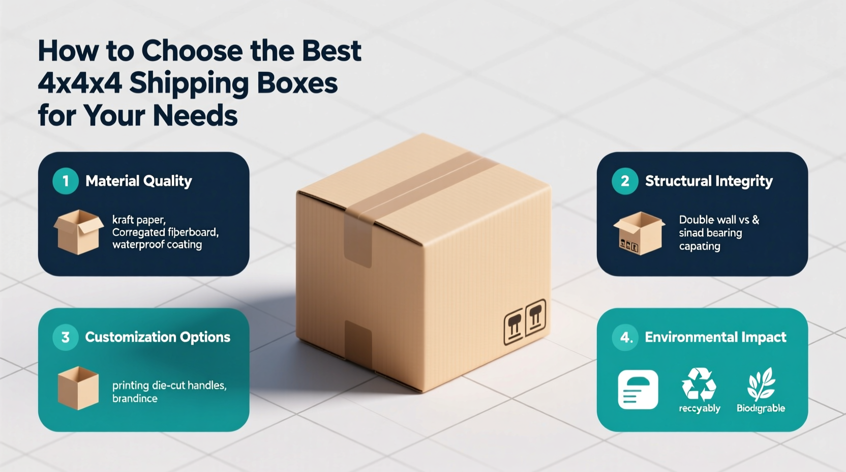 How to Choose the Best 4x4x4 Shipping Boxes for Your Needs