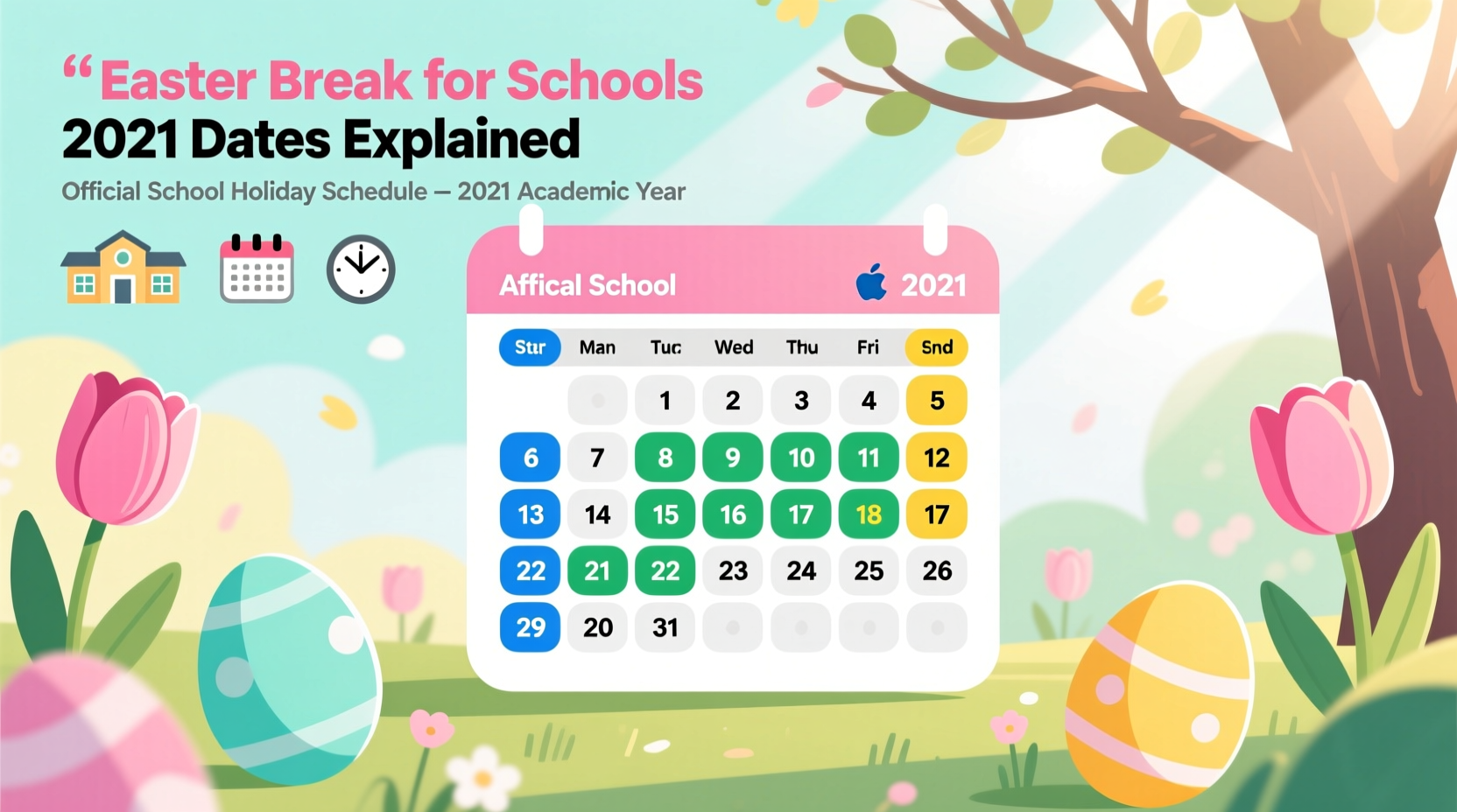 Easter Break for Schools 2021 Dates Explained