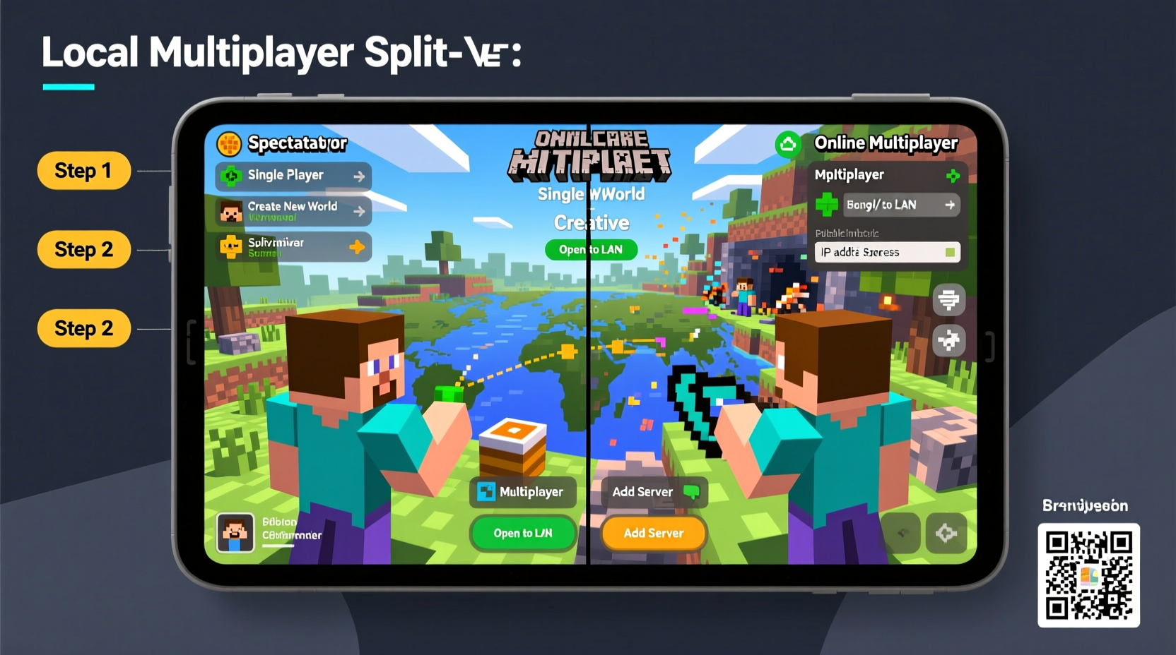 How To Play Minecraft With Two Players Step By Step Guide For Local And ...