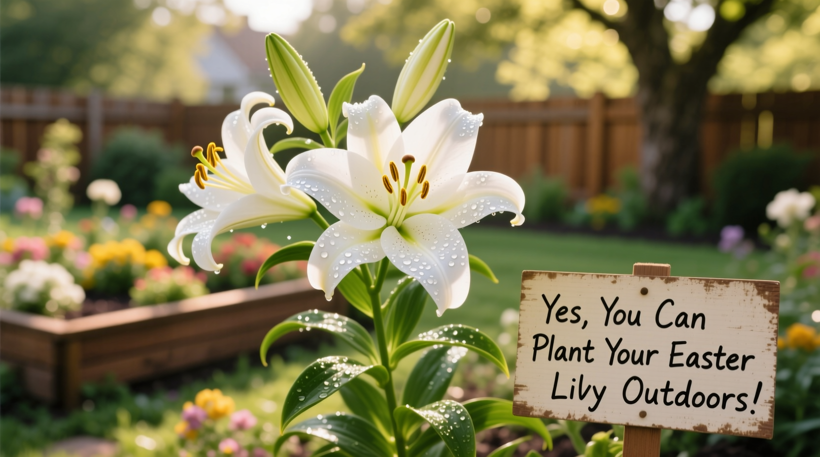 Yes, You Can Plant Your Easter Lily Outdoors