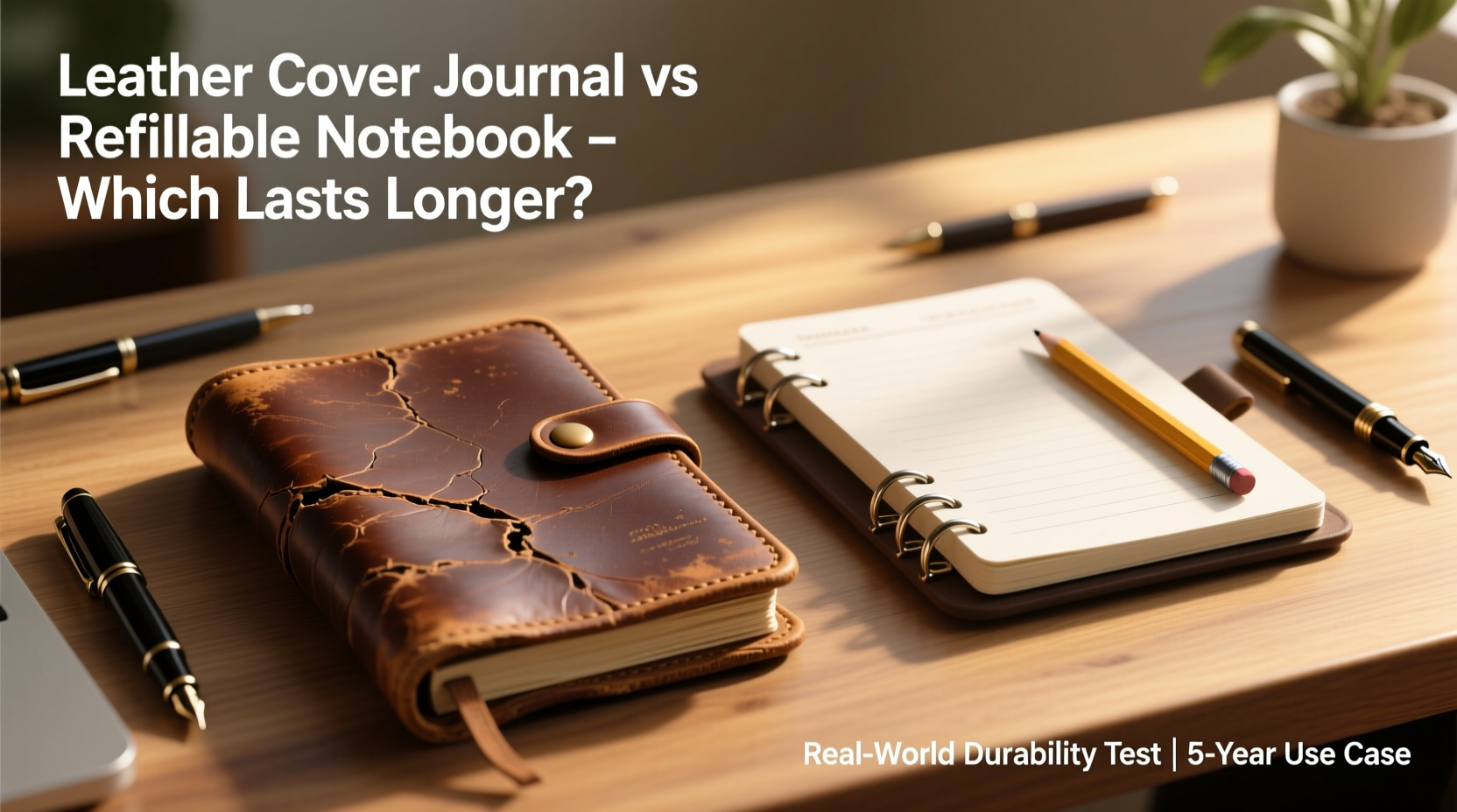 Leather Cover Journal Vs Refillable Notebook Which One Actually Lasts ...