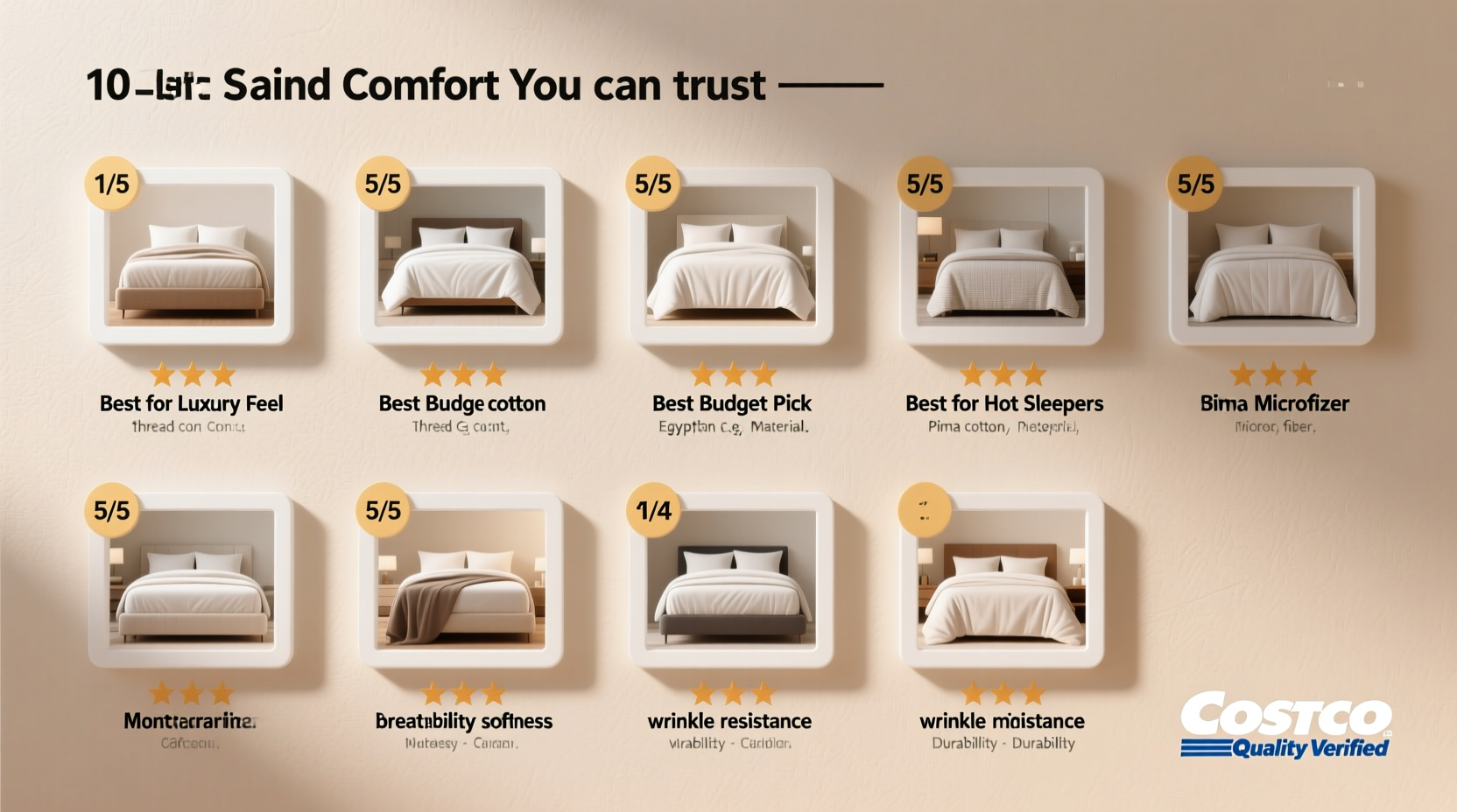 Top 10 Best Sheets At Costco For Quality And Comfort You Can Trust
