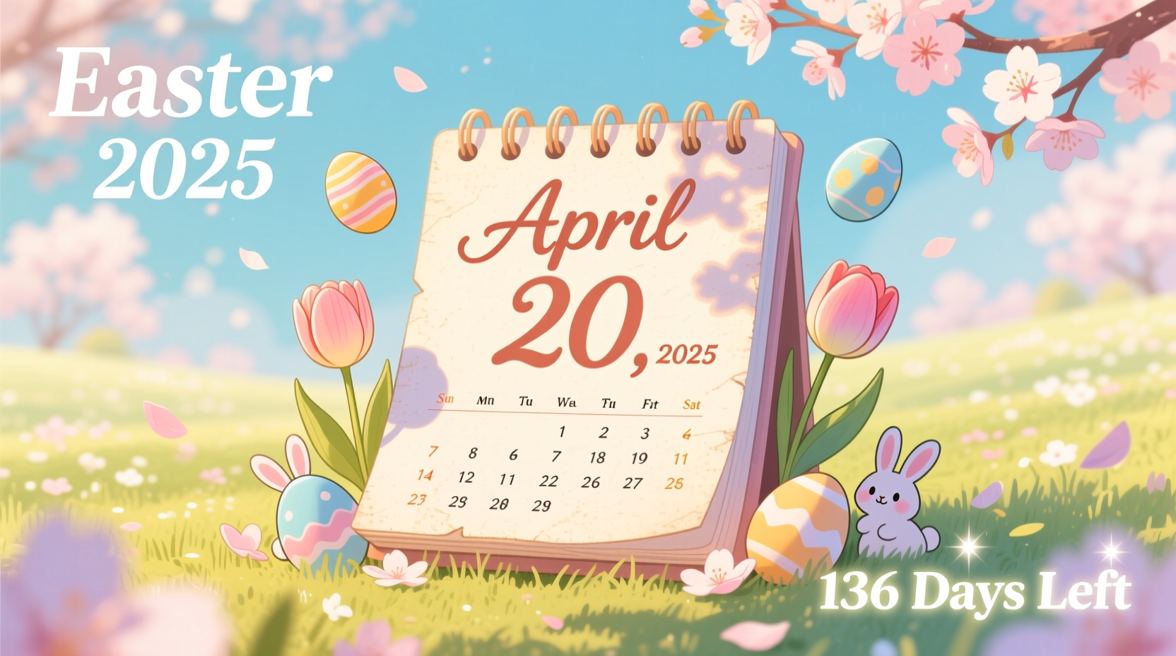 Easter 2025: April 20, 136 Days Left