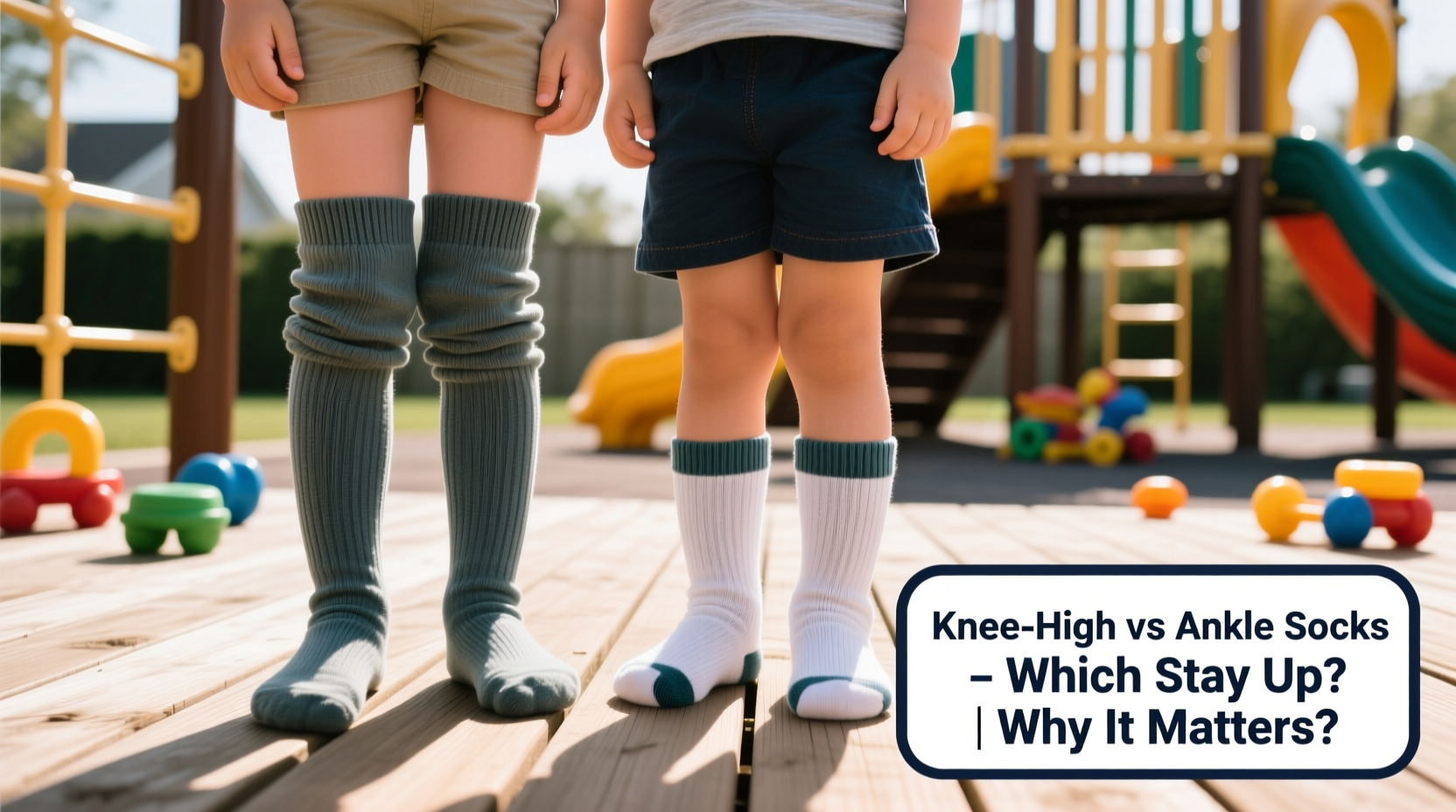 Knee High Vs Ankle Socks For Kids Which Ones Actually Stay Up And Why ...