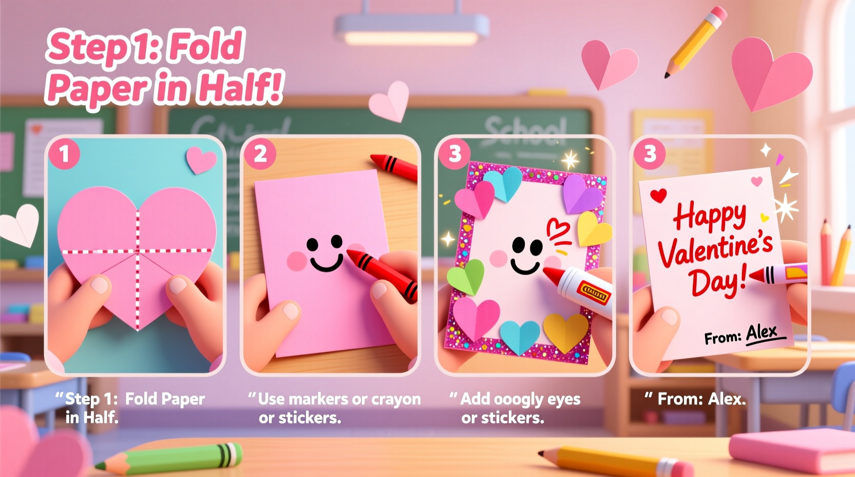 How to Make Valentine's Day Cards for School