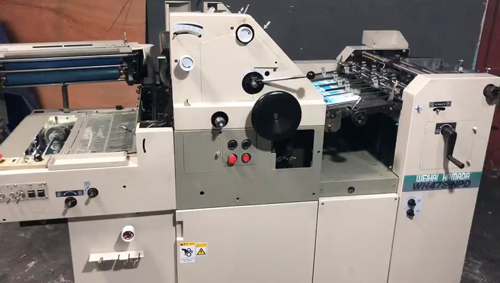 Hamada Style Receipt Book Printing Press - Semi-Automatic Offset ...