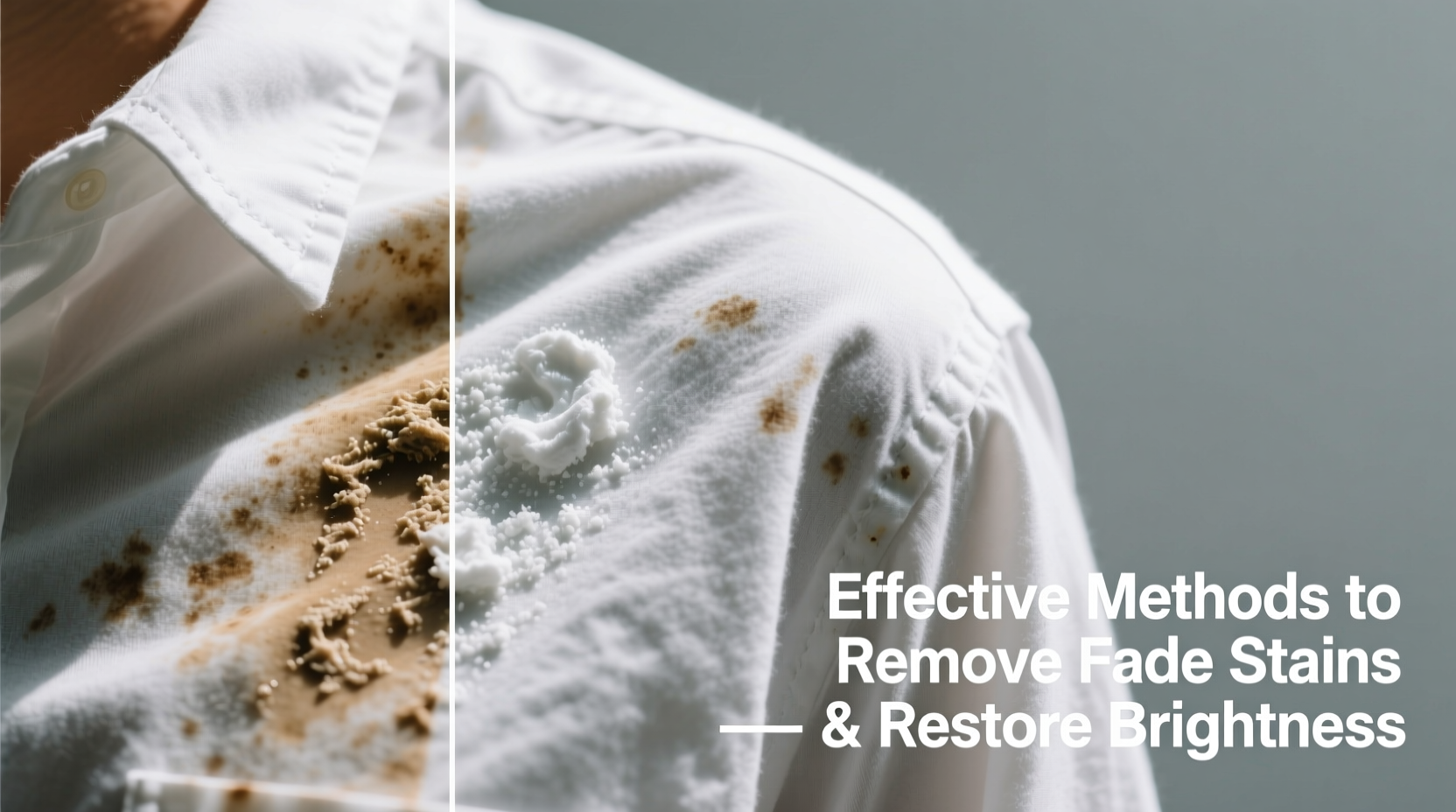 Effective Methods To Remove Fade Stains From White Clothes And Restore ...
