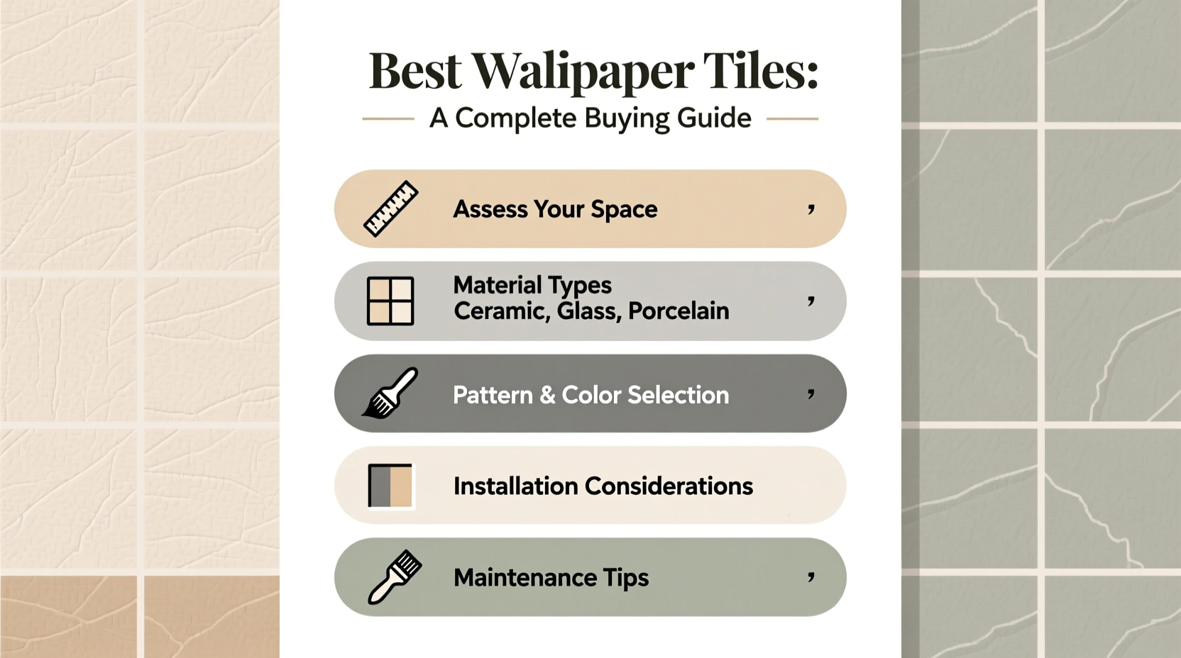 How to Choose the Best Wallpaper Tiles for Your Space
