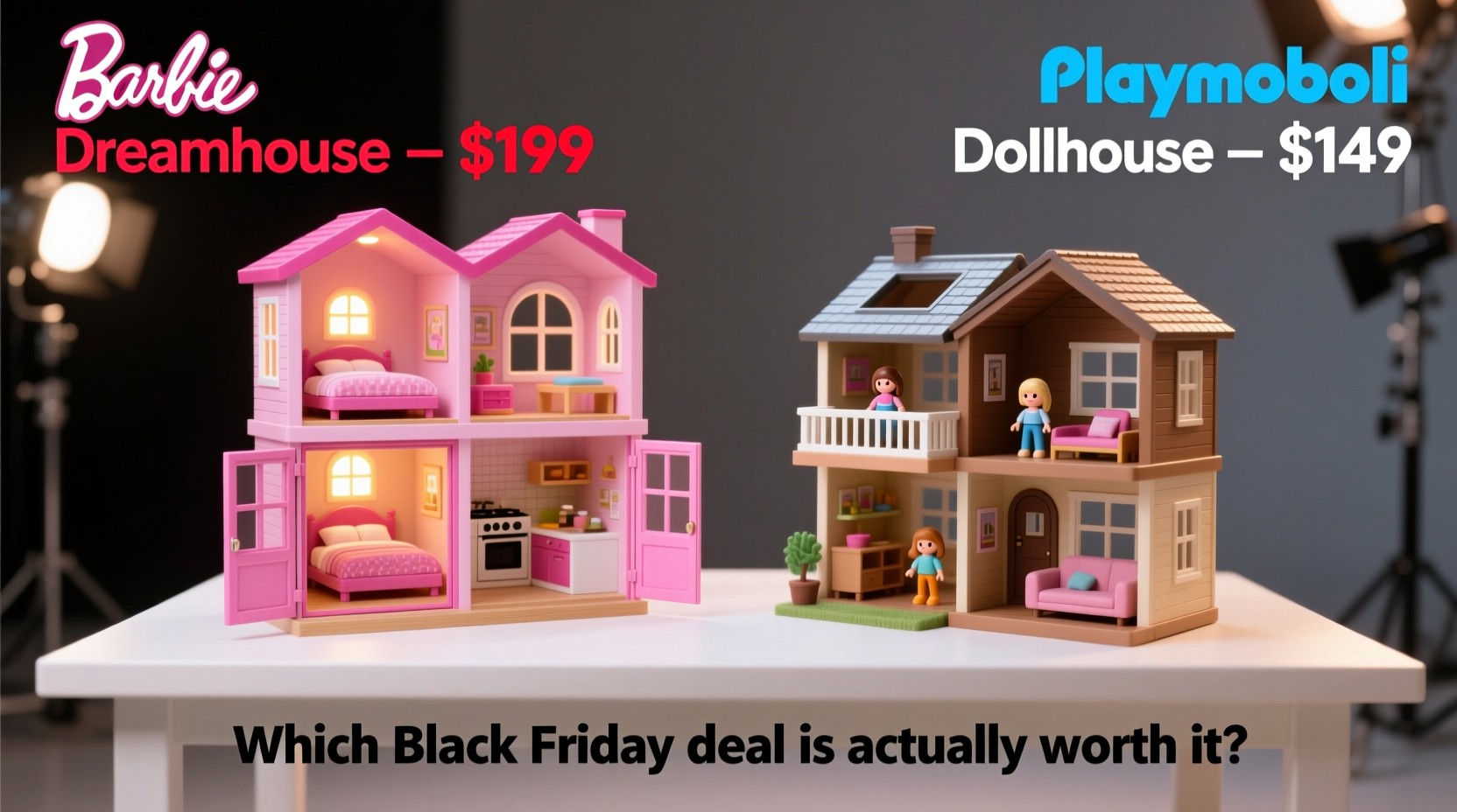 Barbie Dreamhouse Vs Playmobil Dollhouse Which Black Friday Toy Deal Is ...