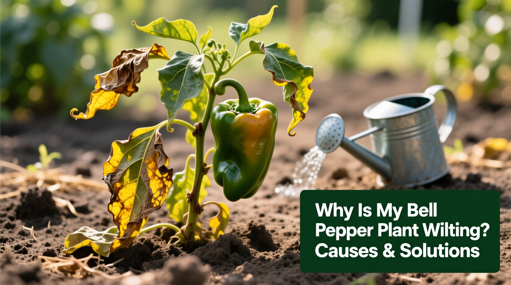 Why Is My Bell Pepper Plant Wilting Causes Solutions