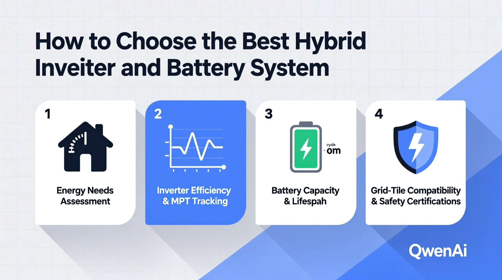 How to Choose the Best Hybrid Inverter and Battery System