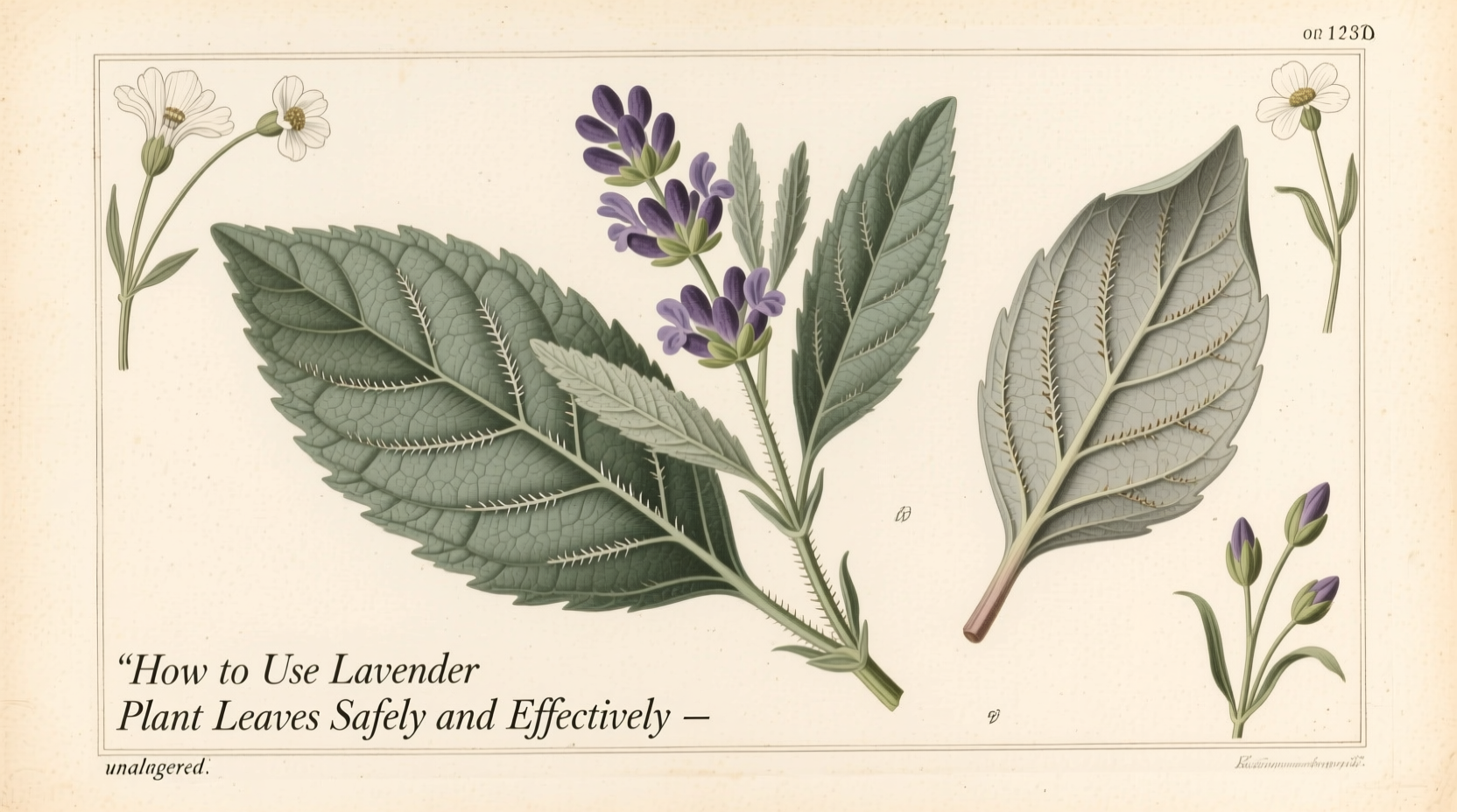 How to Use Lavender Plant Leaves Safely and Effectively