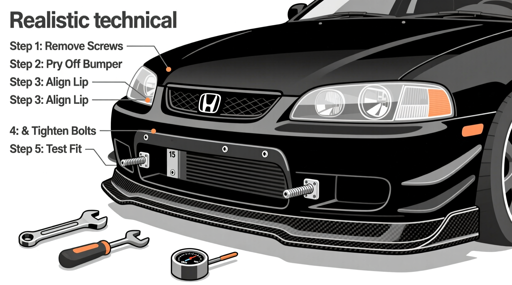 How to Install an Integra Front Lip: Step-by-Step Guide