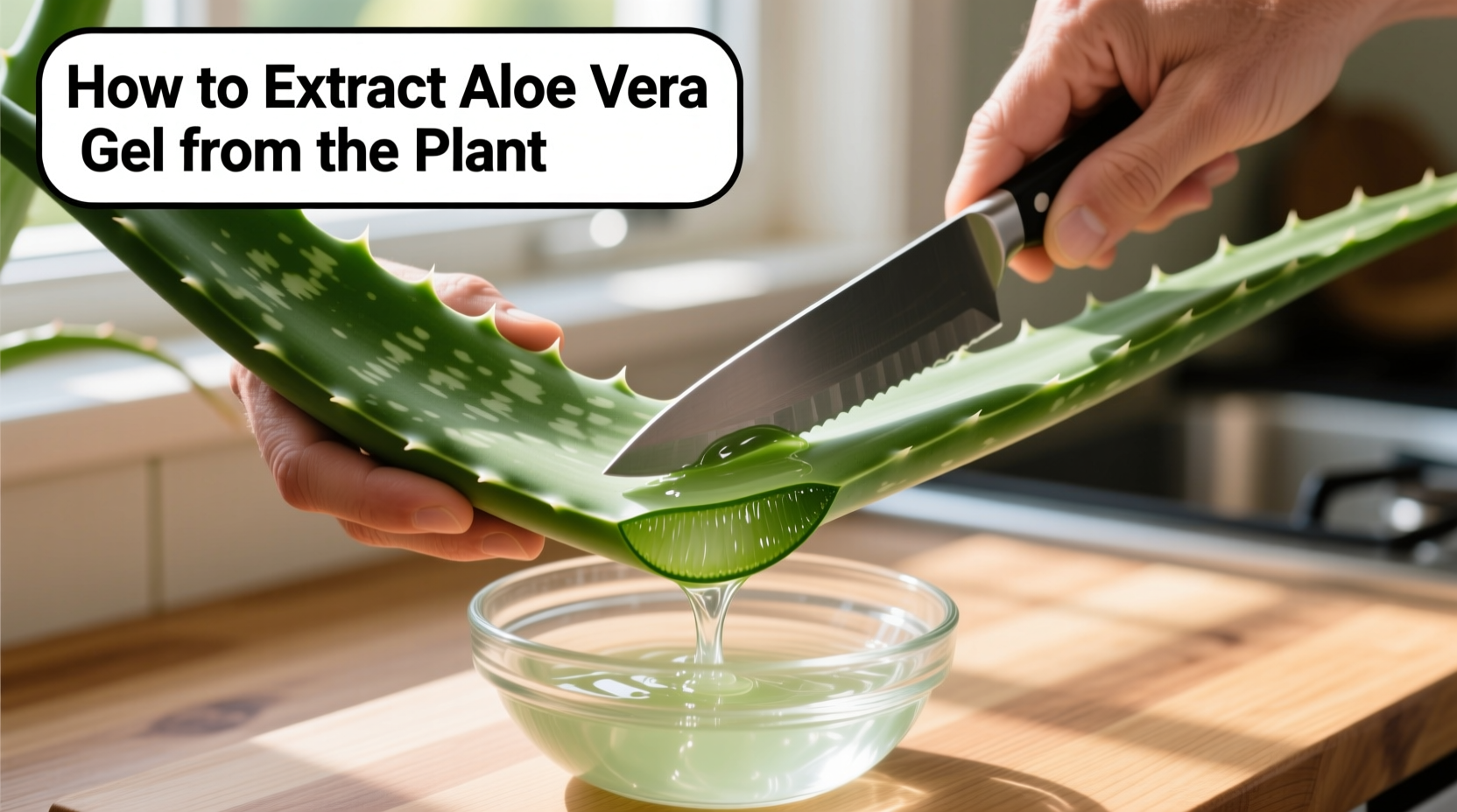 How to Extract Aloe Vera Gel from the Plant