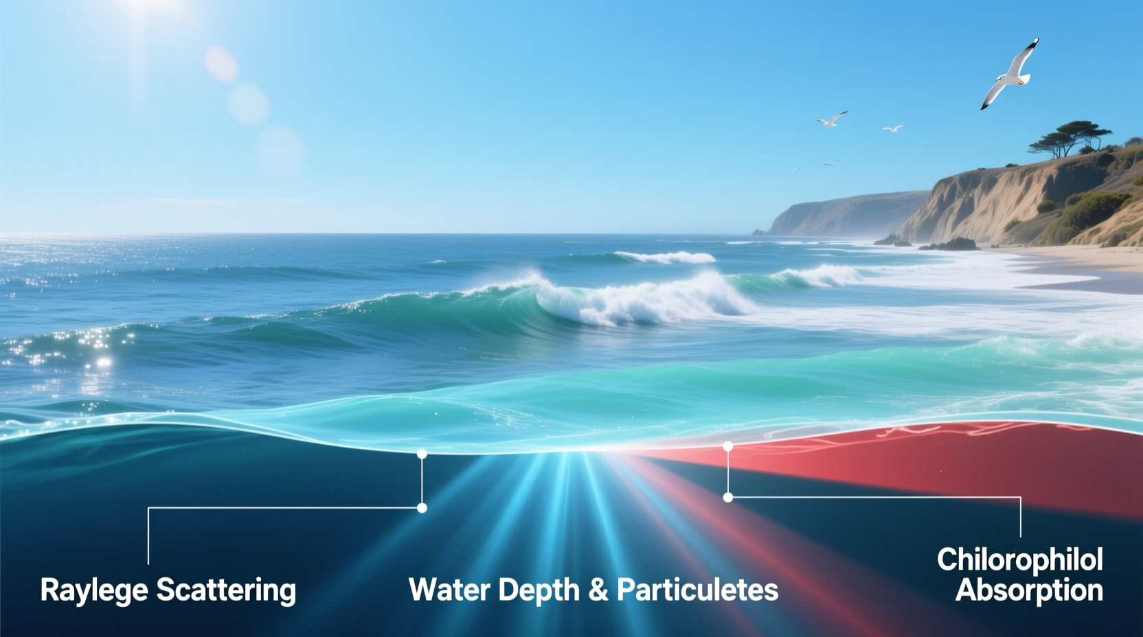 Why Is The Sea Blue Exploring The Science Behind Ocean Color