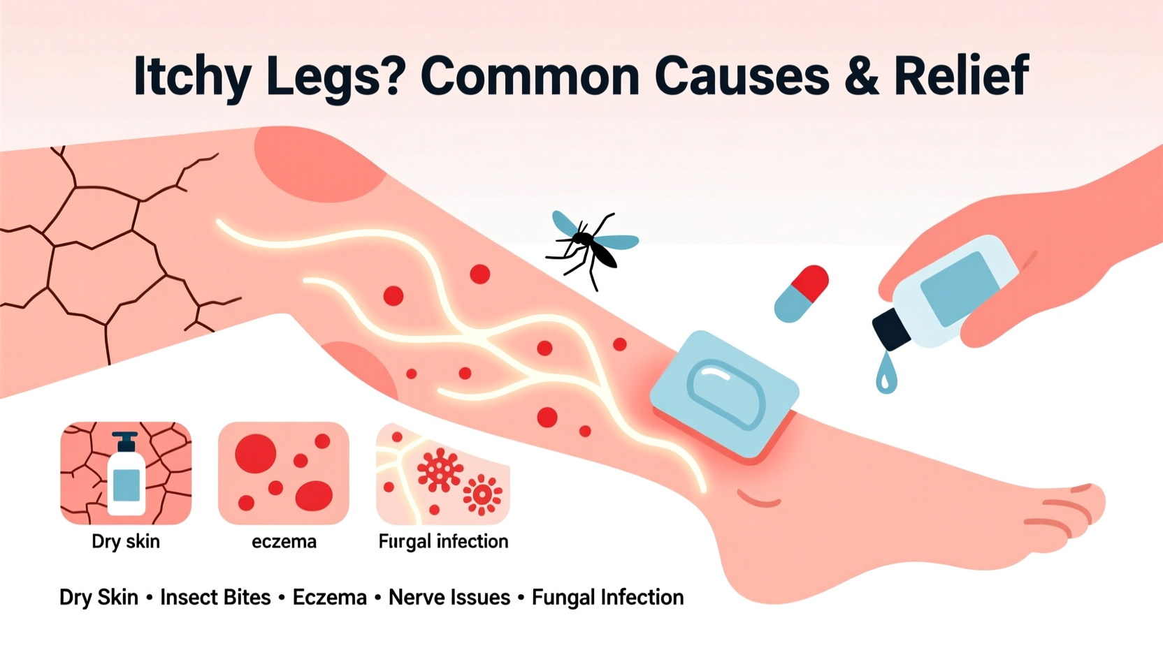 Itchy Legs Common Causes And How To Find Relief