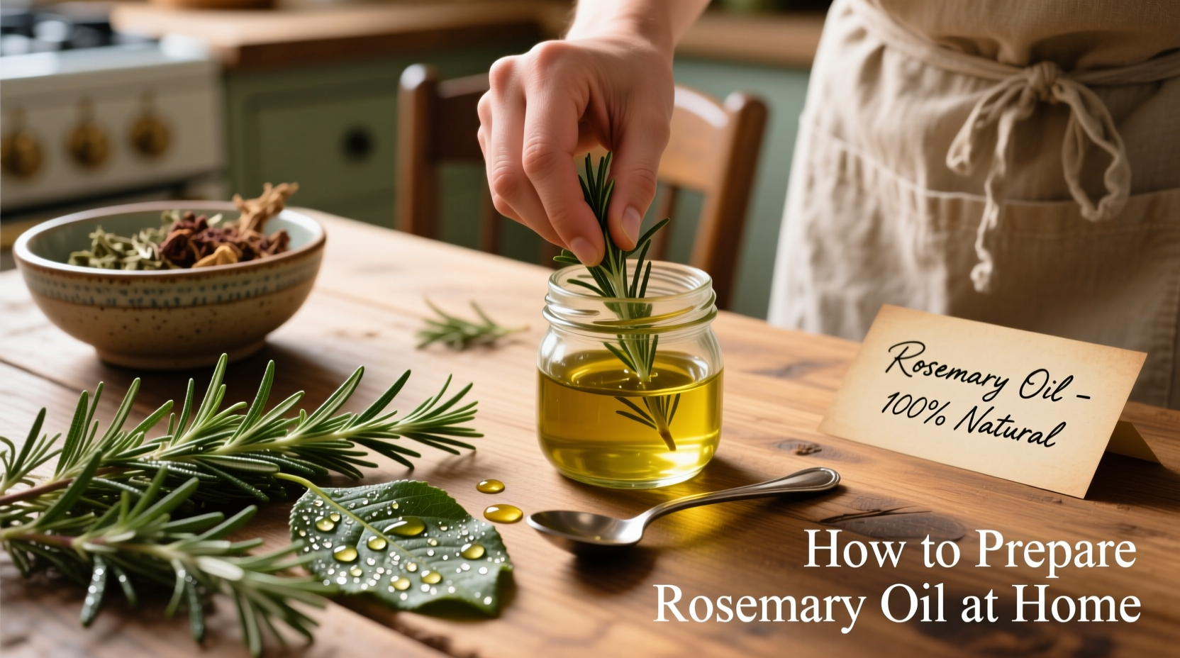 How to Prepare Rosemary Oil at Home