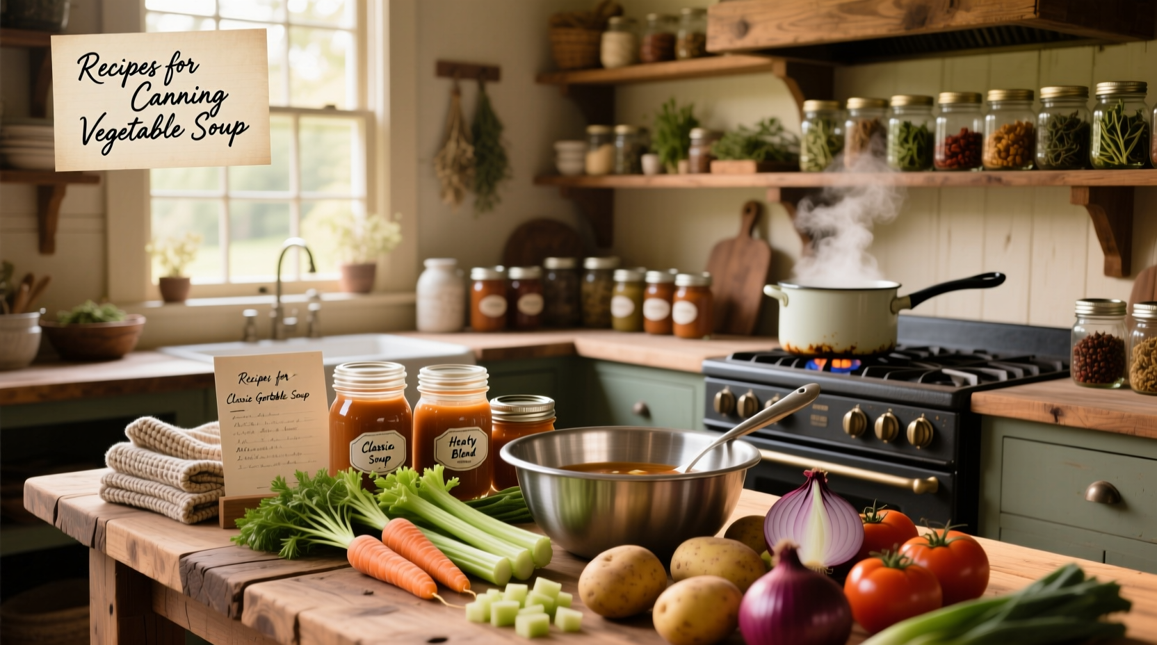 How to Can Vegetable Soup: A Safe Home Canning Guide