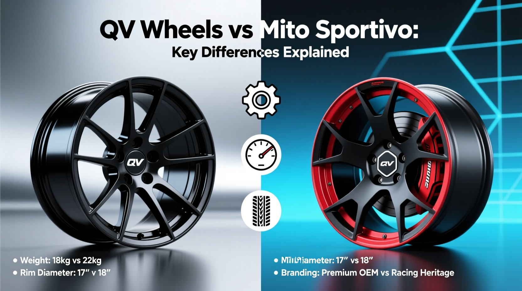QV Wheels vs Mito Sportivo: Key Differences Explained