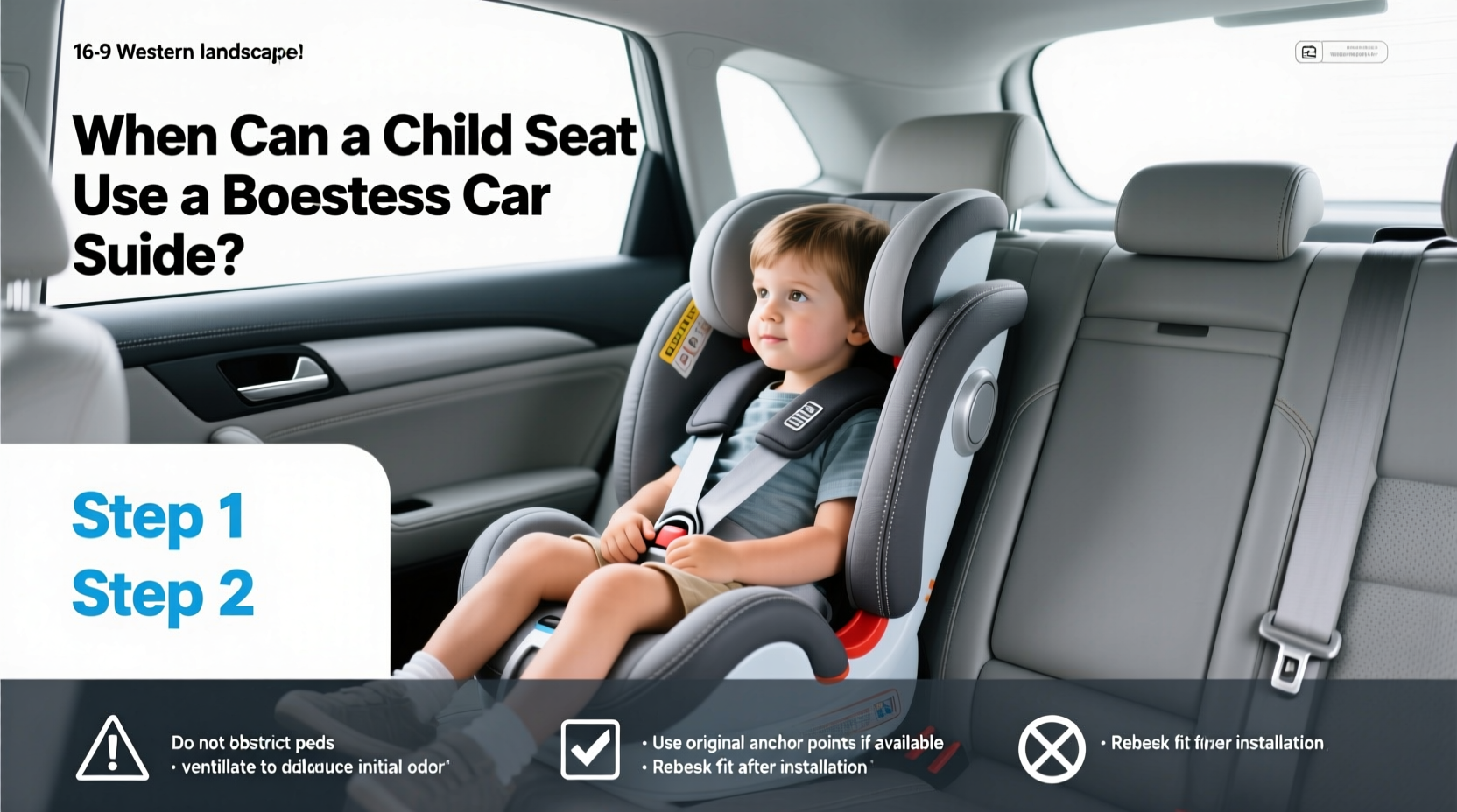 When Can a Child Be in a Booster Car Seat: Buying Guide
