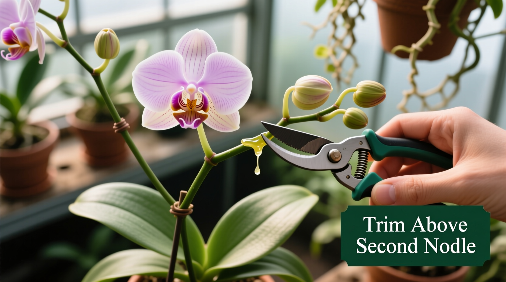 How to Trim Orchid Stems for More Blooms