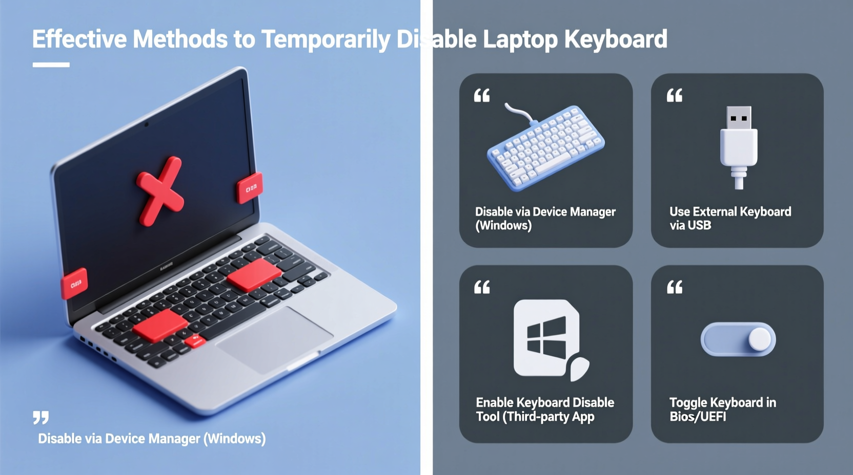 Effective Methods To Temporarily Disable Your Laptop Keyboard For ...