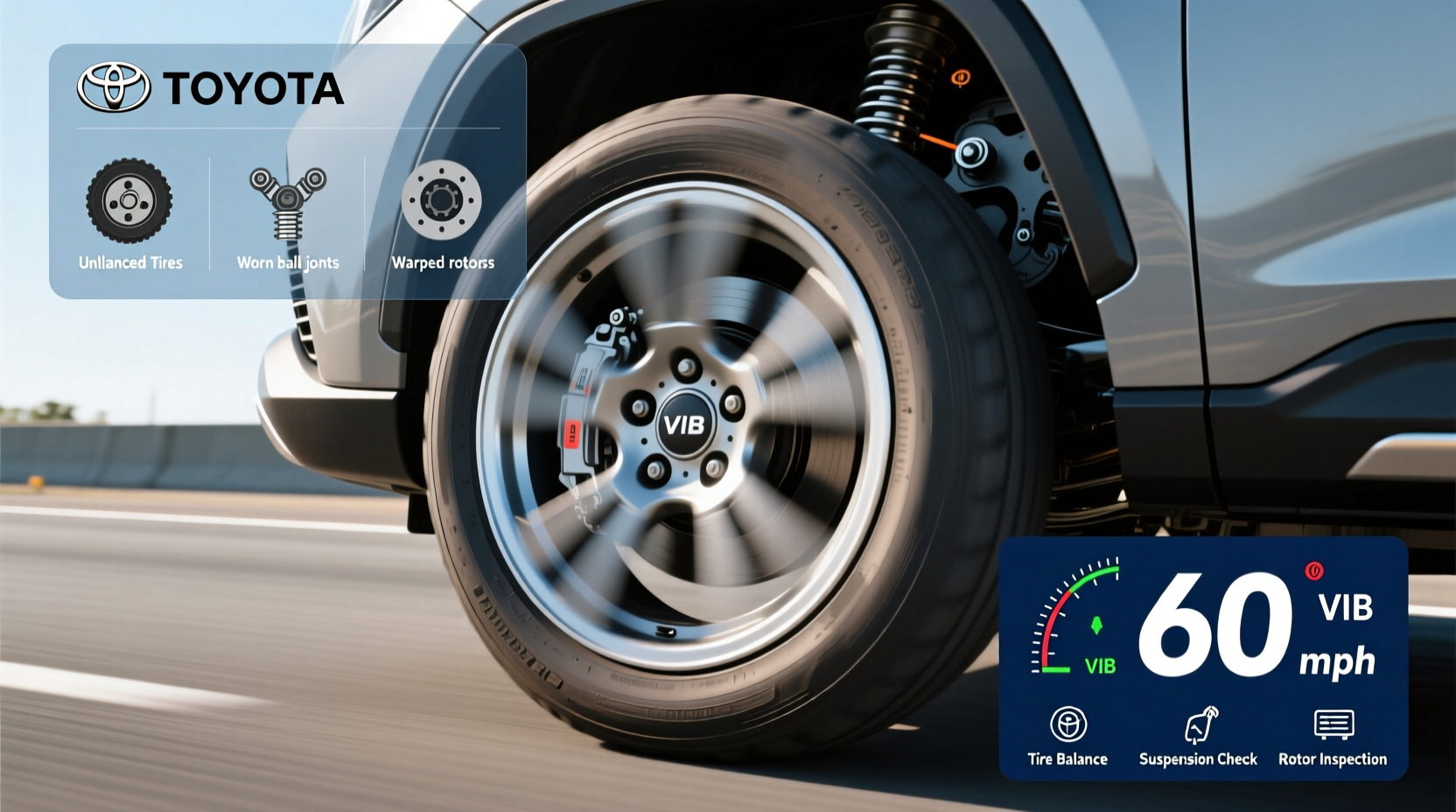 Toyota 4runner Wheel Shake 55 65 Mph