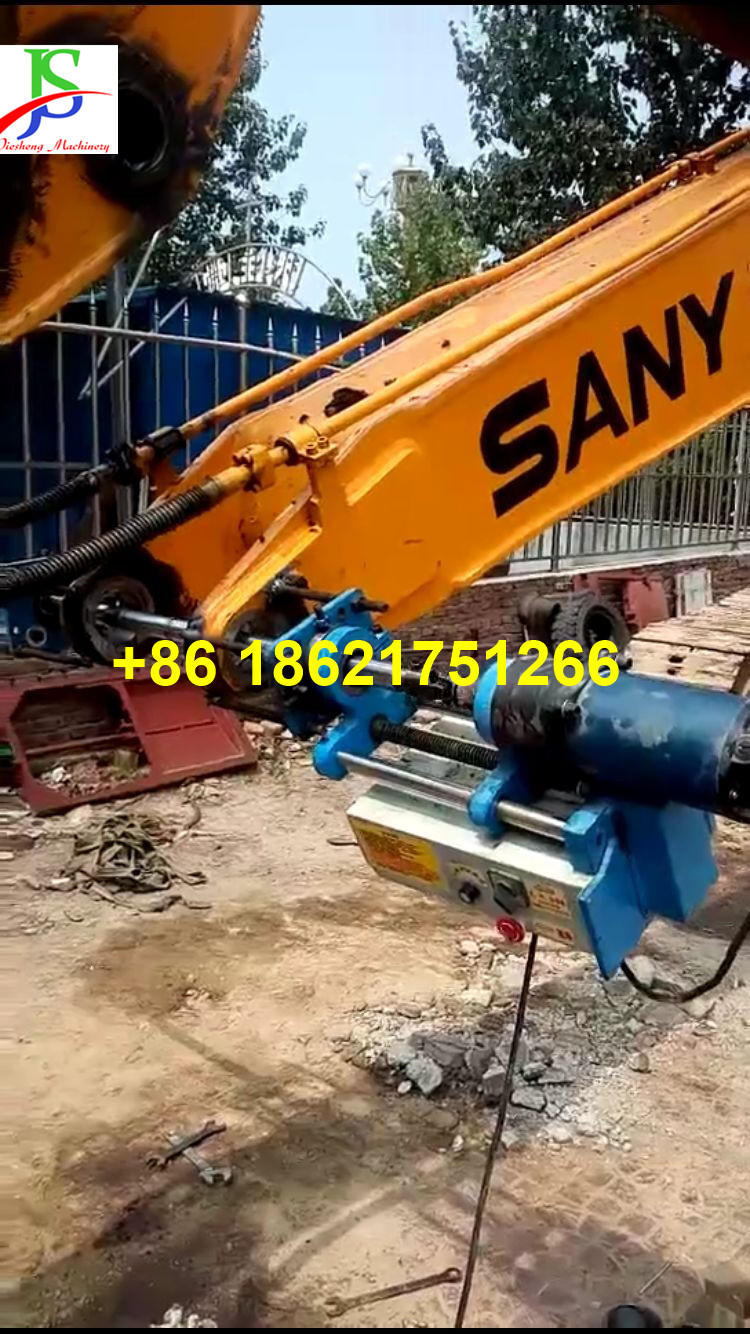 High quality low budget mobile portable line drill for excavator ...