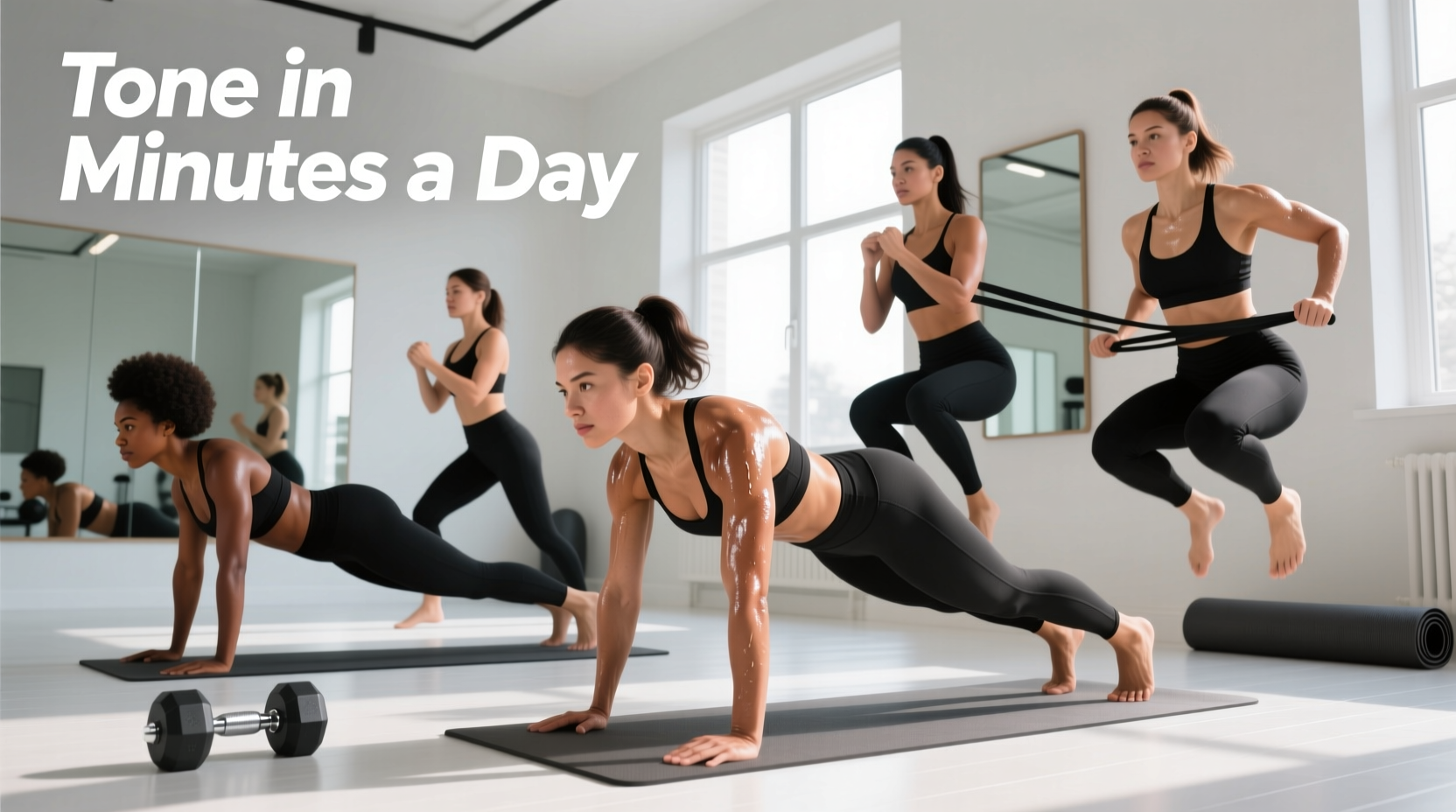 Women's Workout for Toning Muscles in Minutes a Day