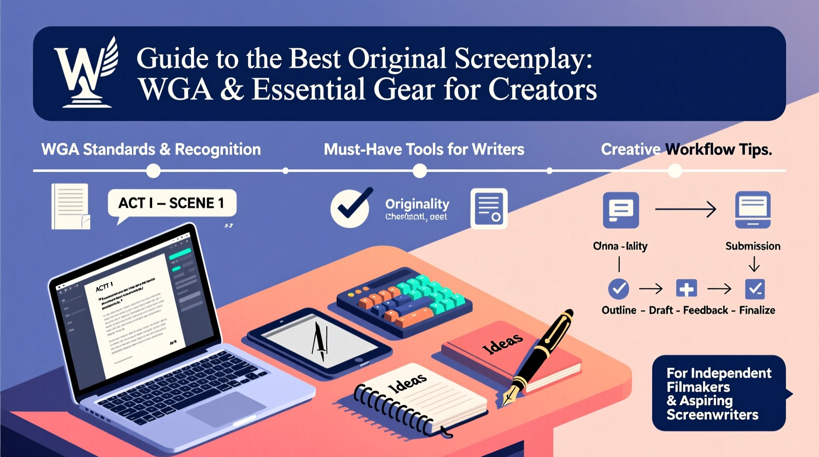 Guide To The Best Original Screenplay Wga And Related Gear For Creators