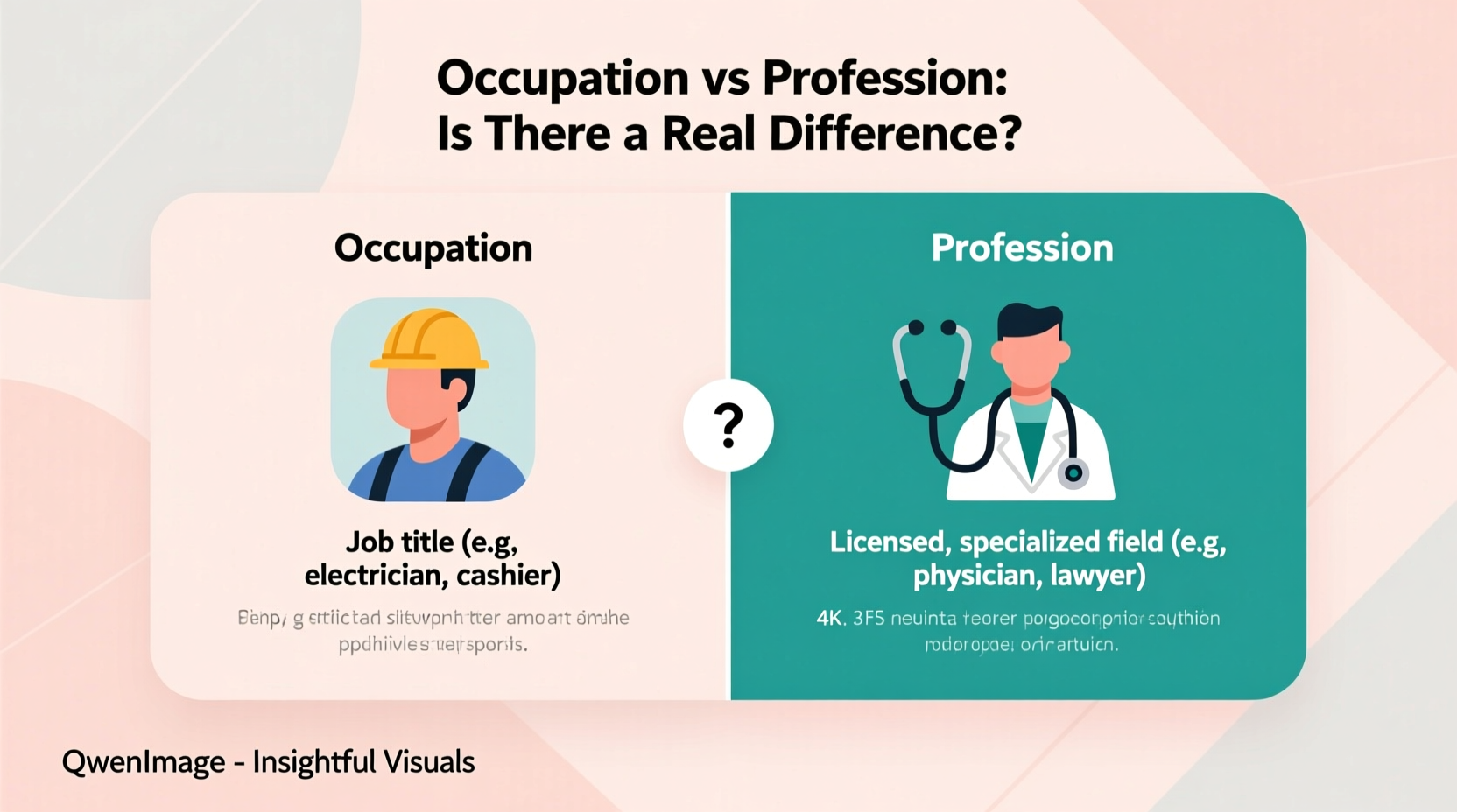 Occupation Vs Profession Is There Really A Difference That Matters