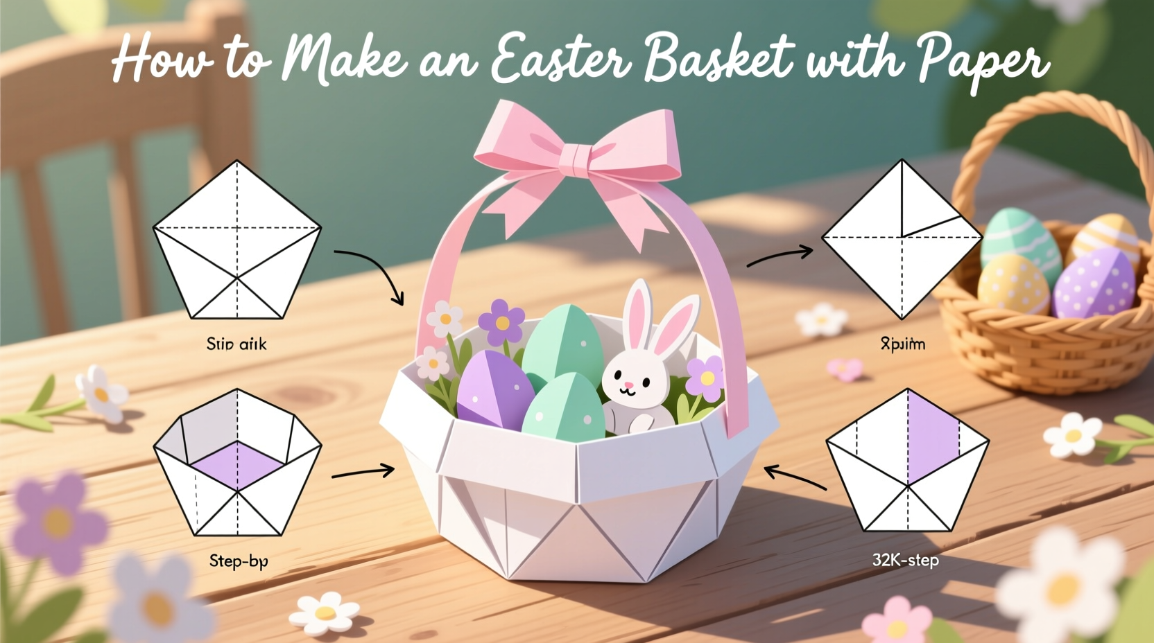 How to Make an Easter Basket with Paper