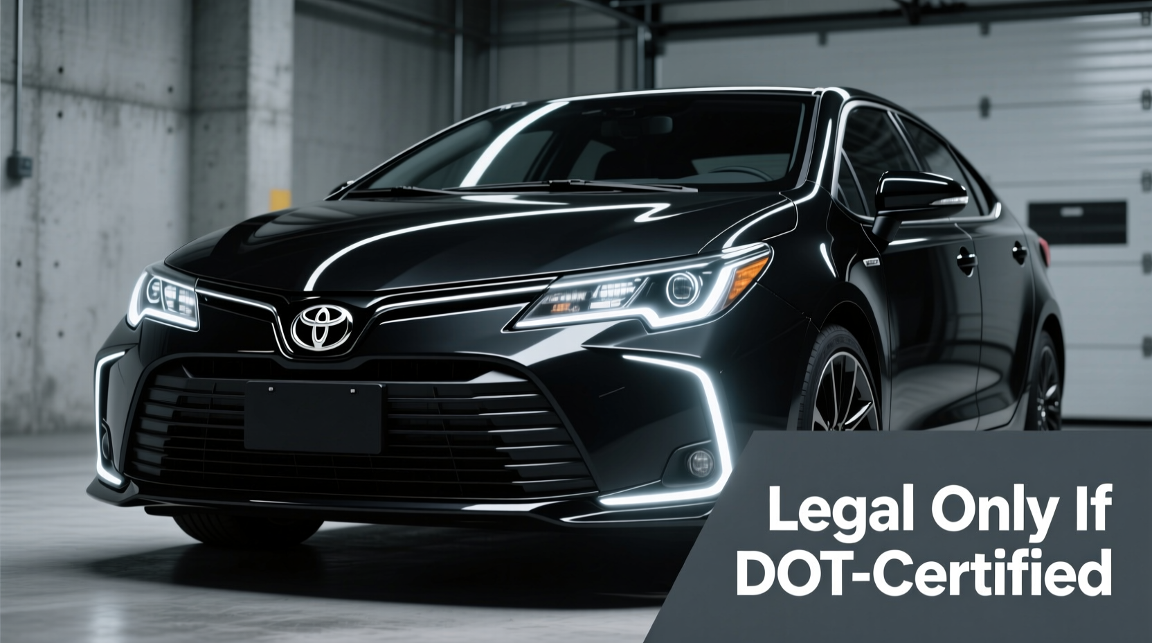 2017 Corolla LED Headlights: Legal Only If DOT-Certified