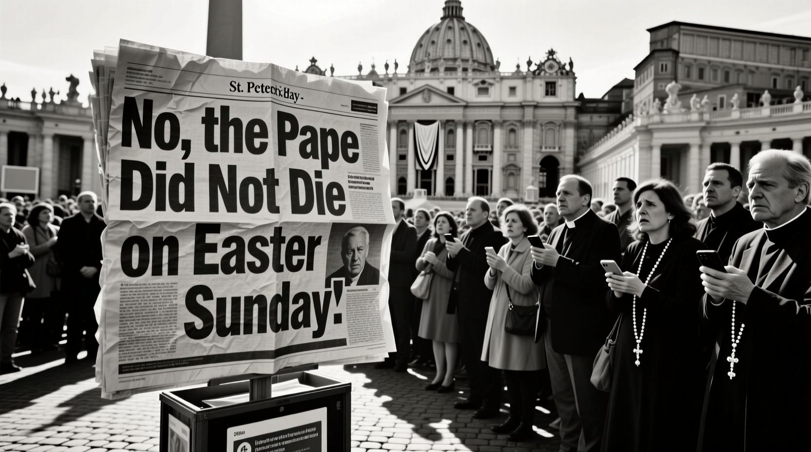 No, the Pope Did Not Die on Easter Sunday