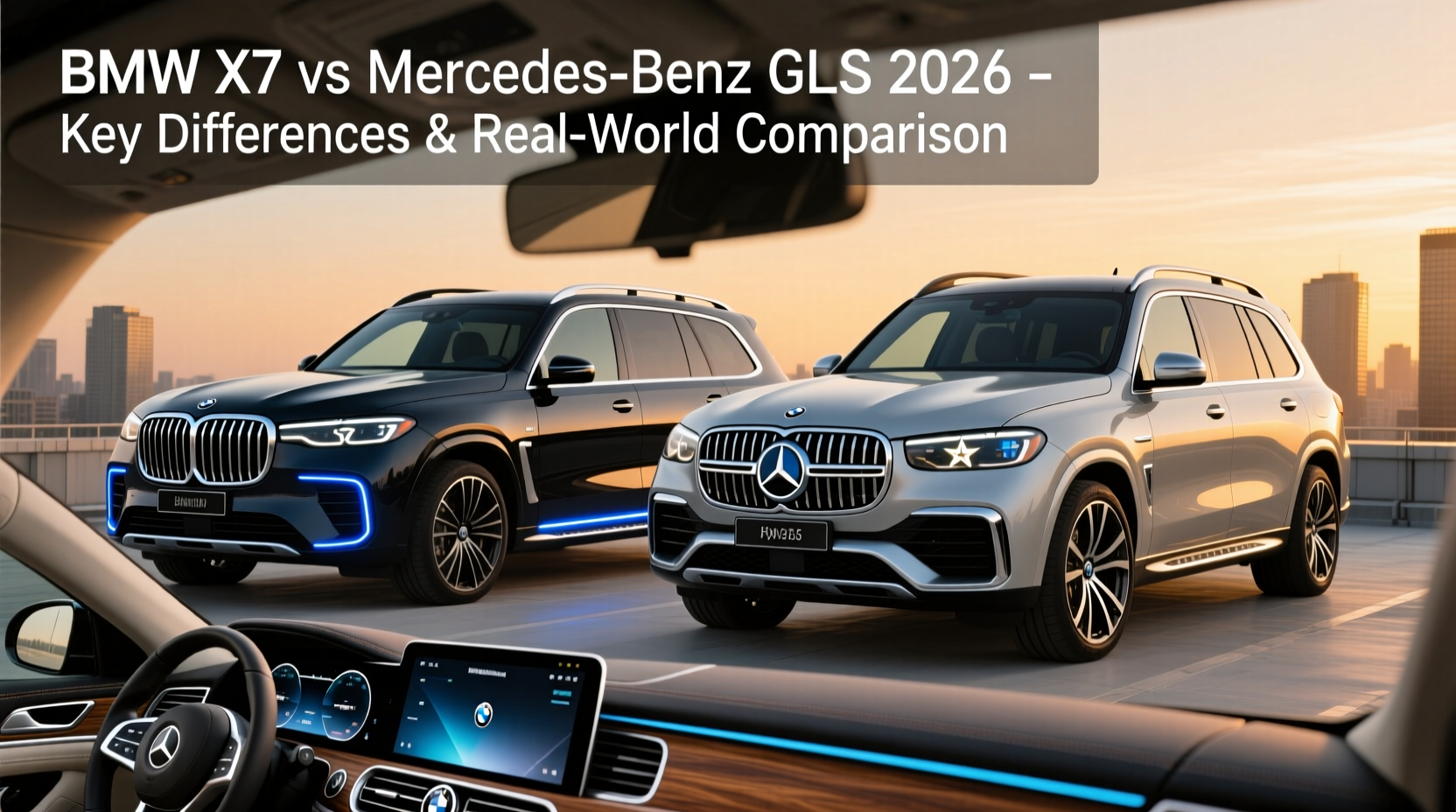 BMW X7 vs Mercedes-Benz GLS 2026: Key Differences & Real-World Comparison