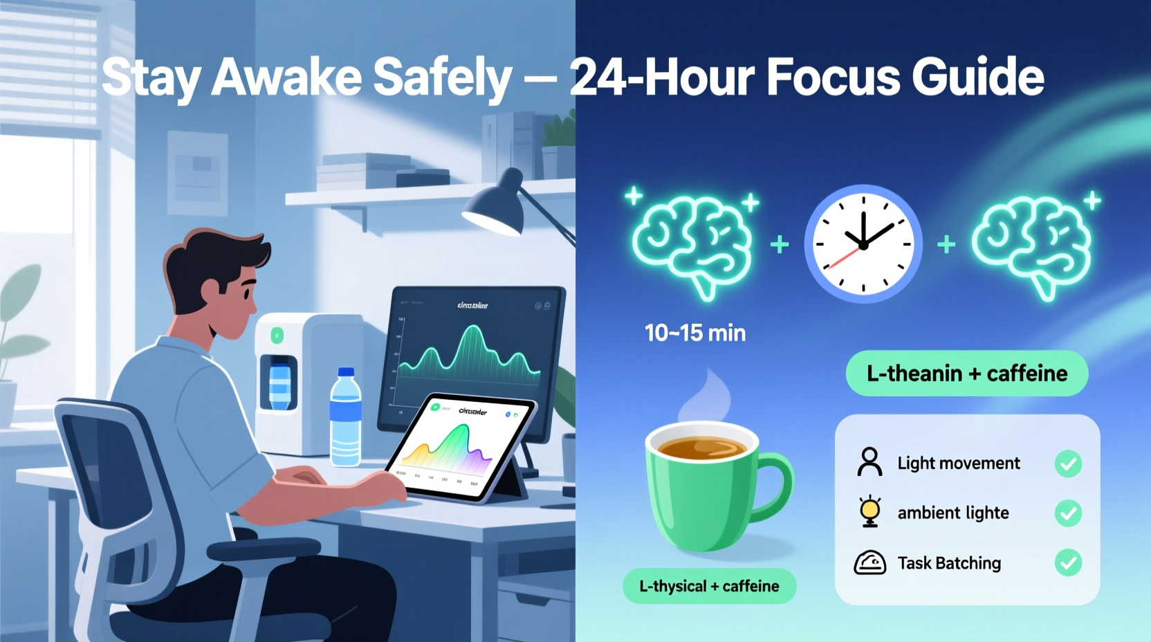 Effective Strategies To Stay Awake For 24 Hours Safely And Maintain Focus