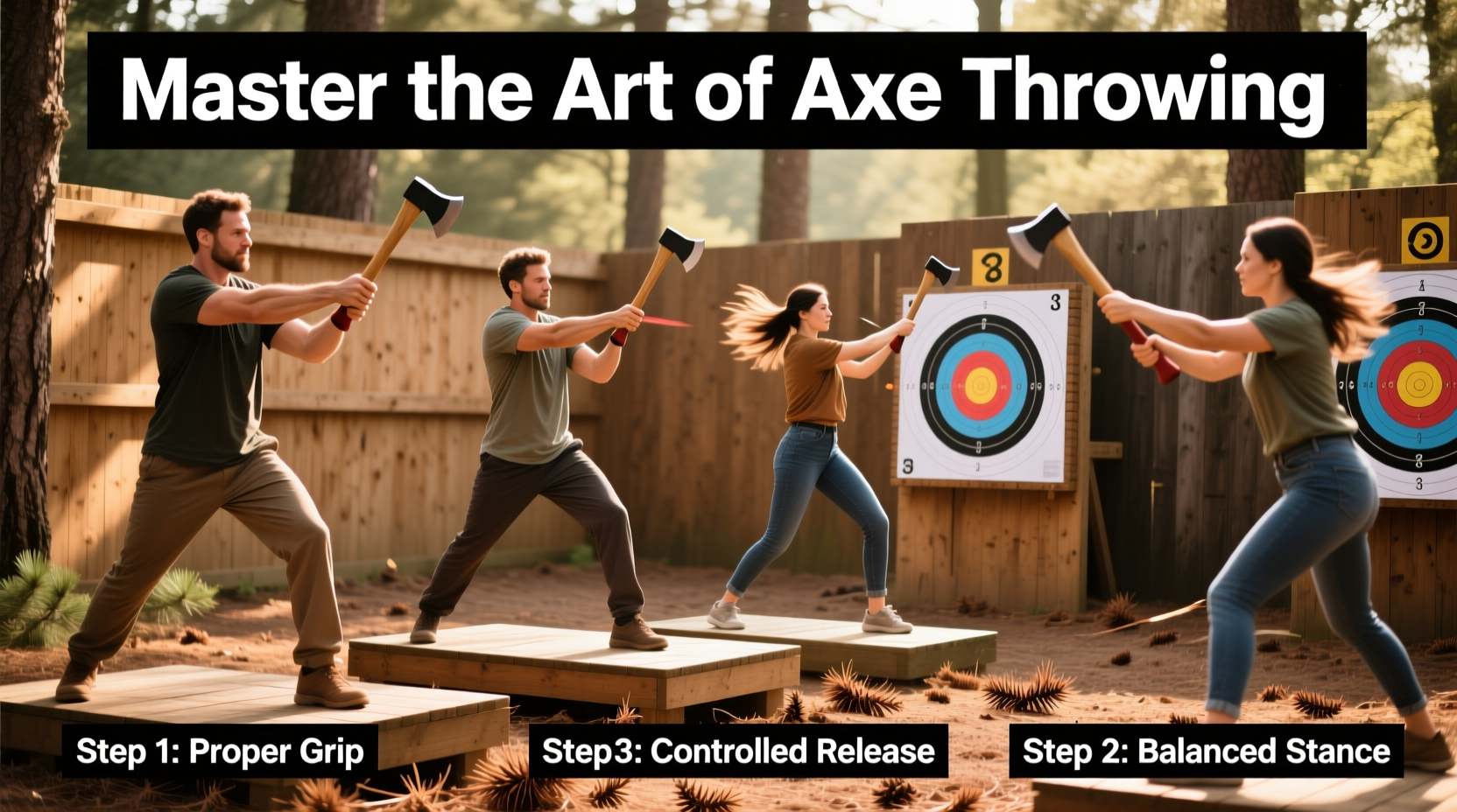 Master The Art Of Axe Throwing Step By Step Techniques For Precision ...