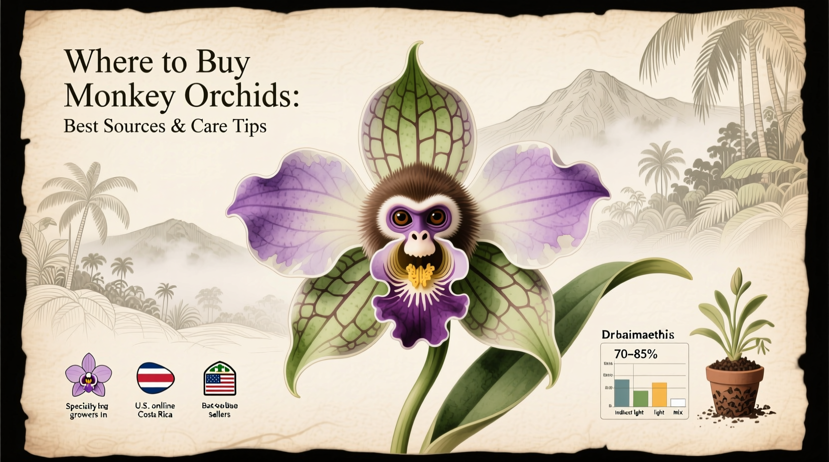 Where to Buy Monkey Orchids: Best Sources & Care Tips