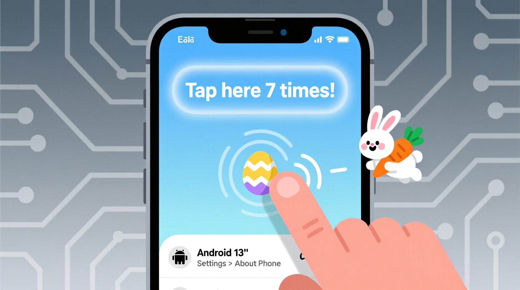How to Open Android 13 Easter Egg