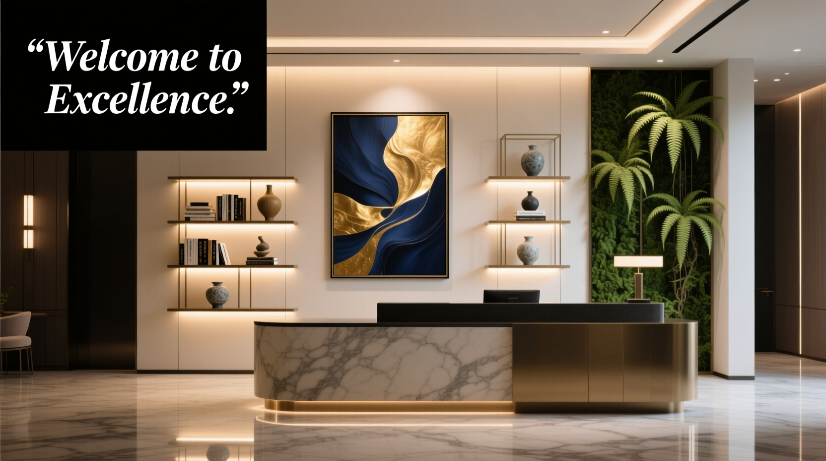 How to Choose the Best Background Decor for Reception Areas