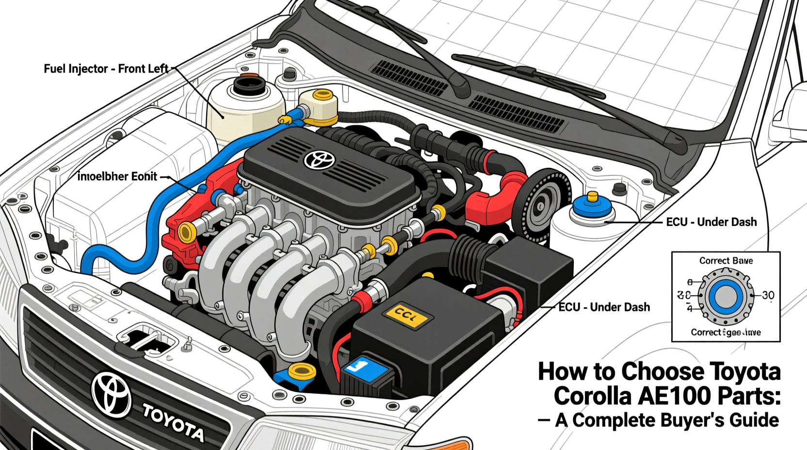 How to Choose Toyota Corolla AE100 Parts: A Complete Buyer's Guide