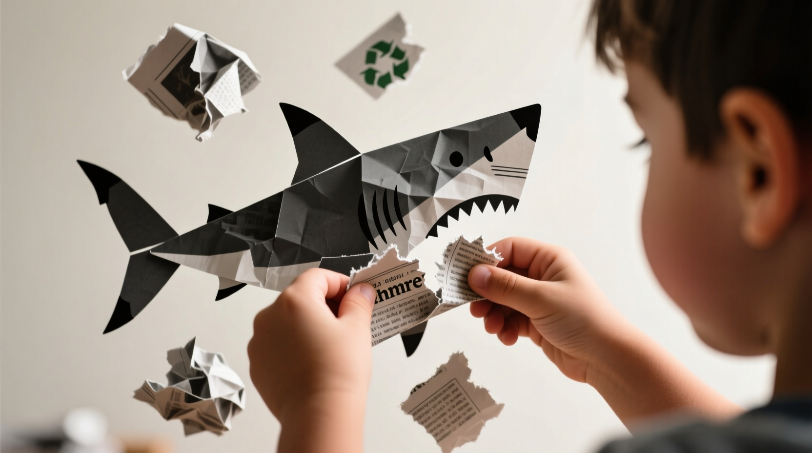 Simple Shark Crafts for Kids: Recycled Materials Guide