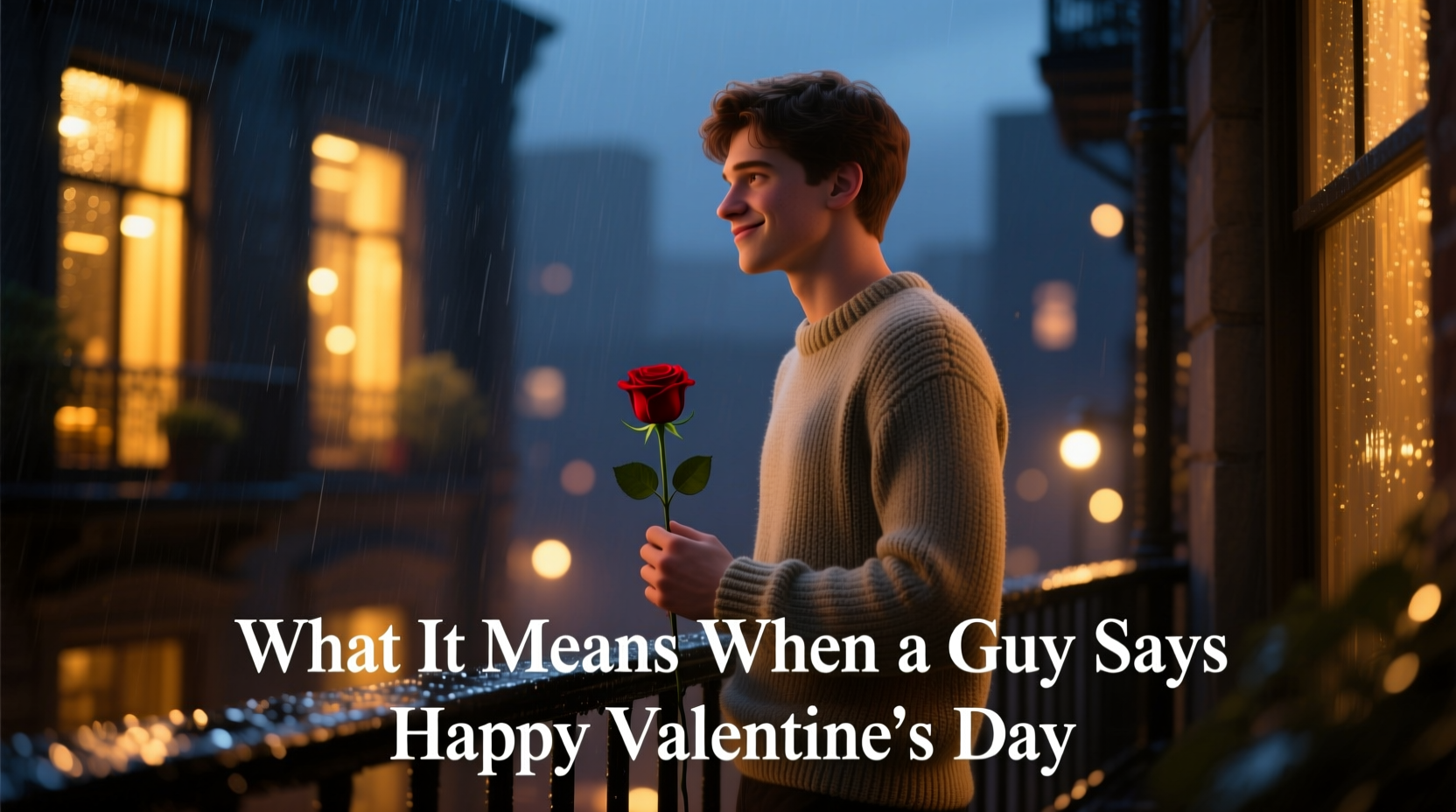What It Means When a Guy Says Happy Valentine's Day