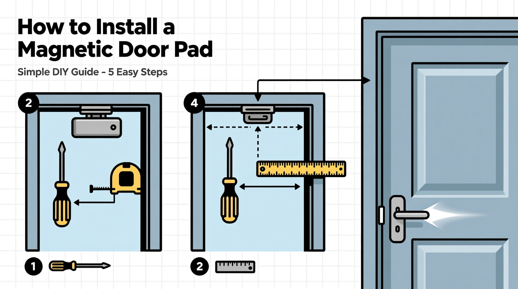 How to Install a Magnetic Door Pad: Step-by-Step Guide