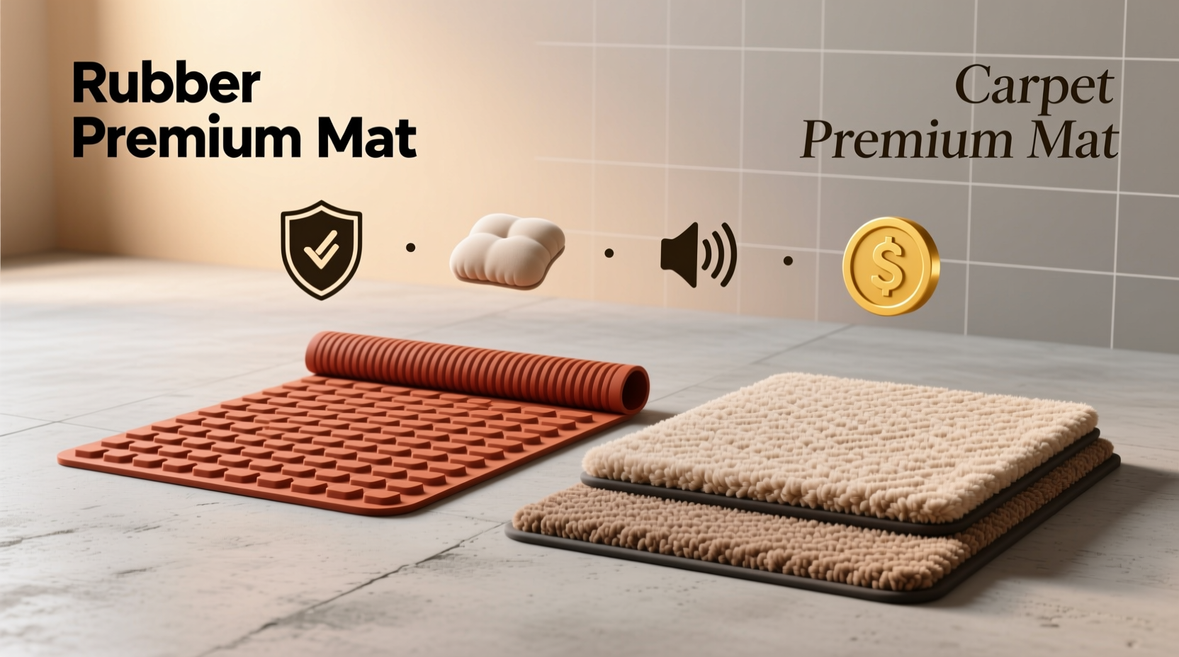Rubber vs Carpet Premium Mats: Which Delivers Better Protection & Value?