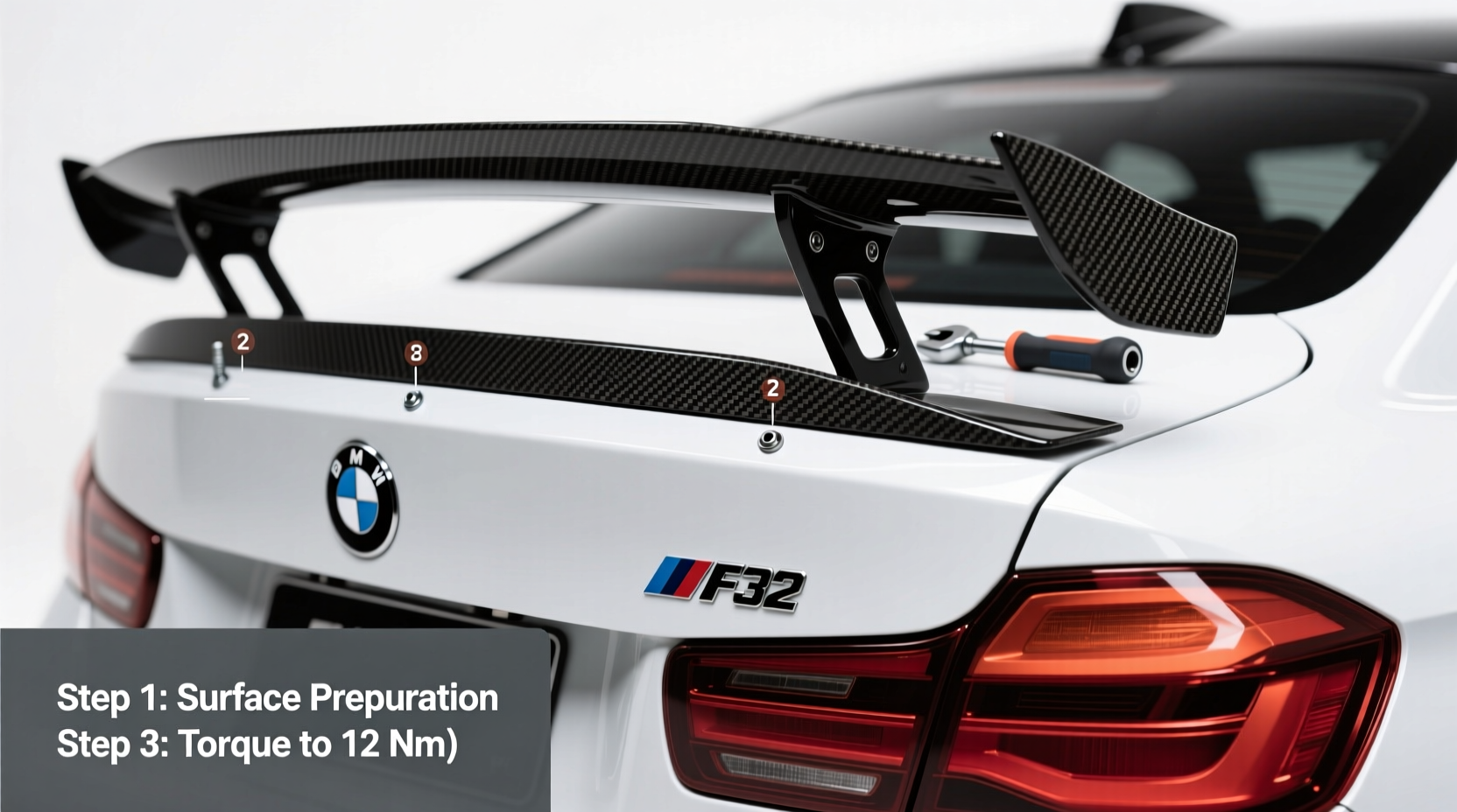F32 Carbon Spoiler Installation: Step-by-Step Guide